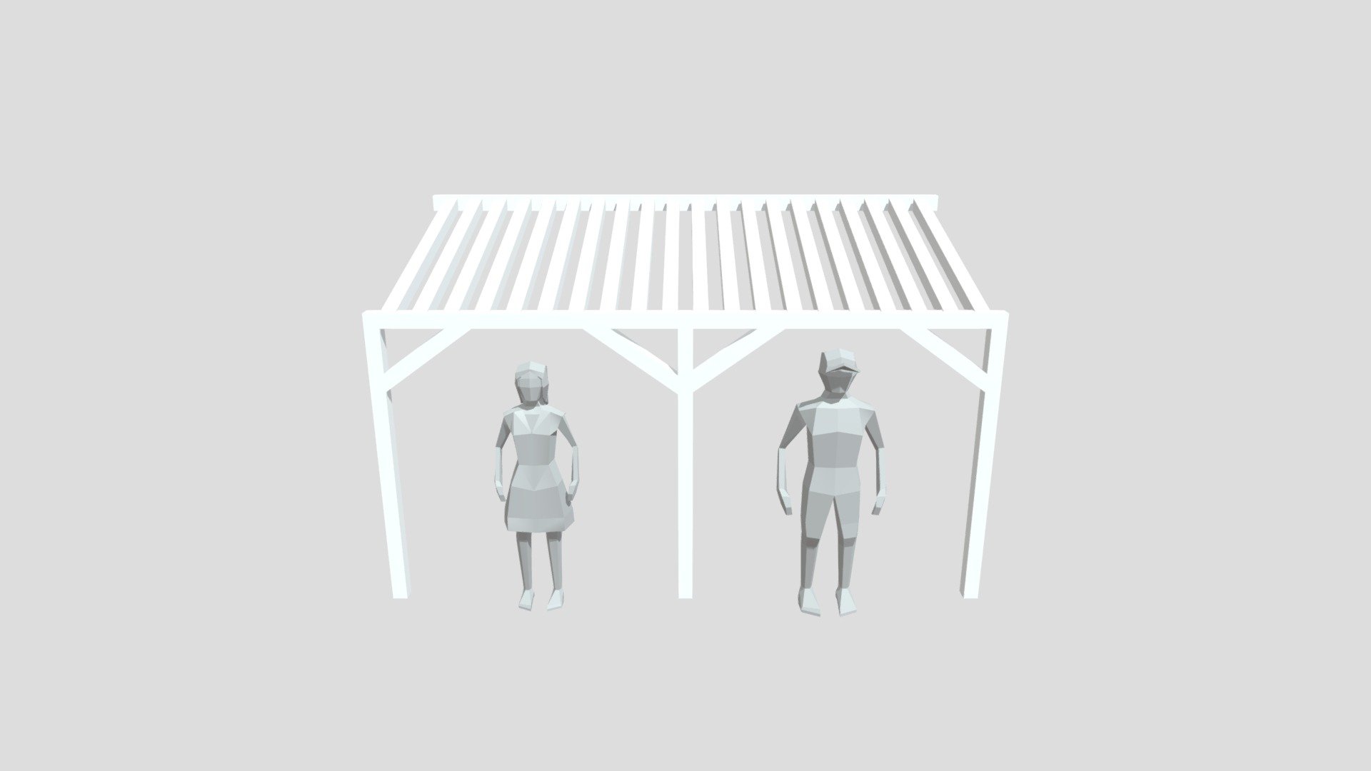 overhang_with_dummys - 3D model by Cédric Van den Branden ...