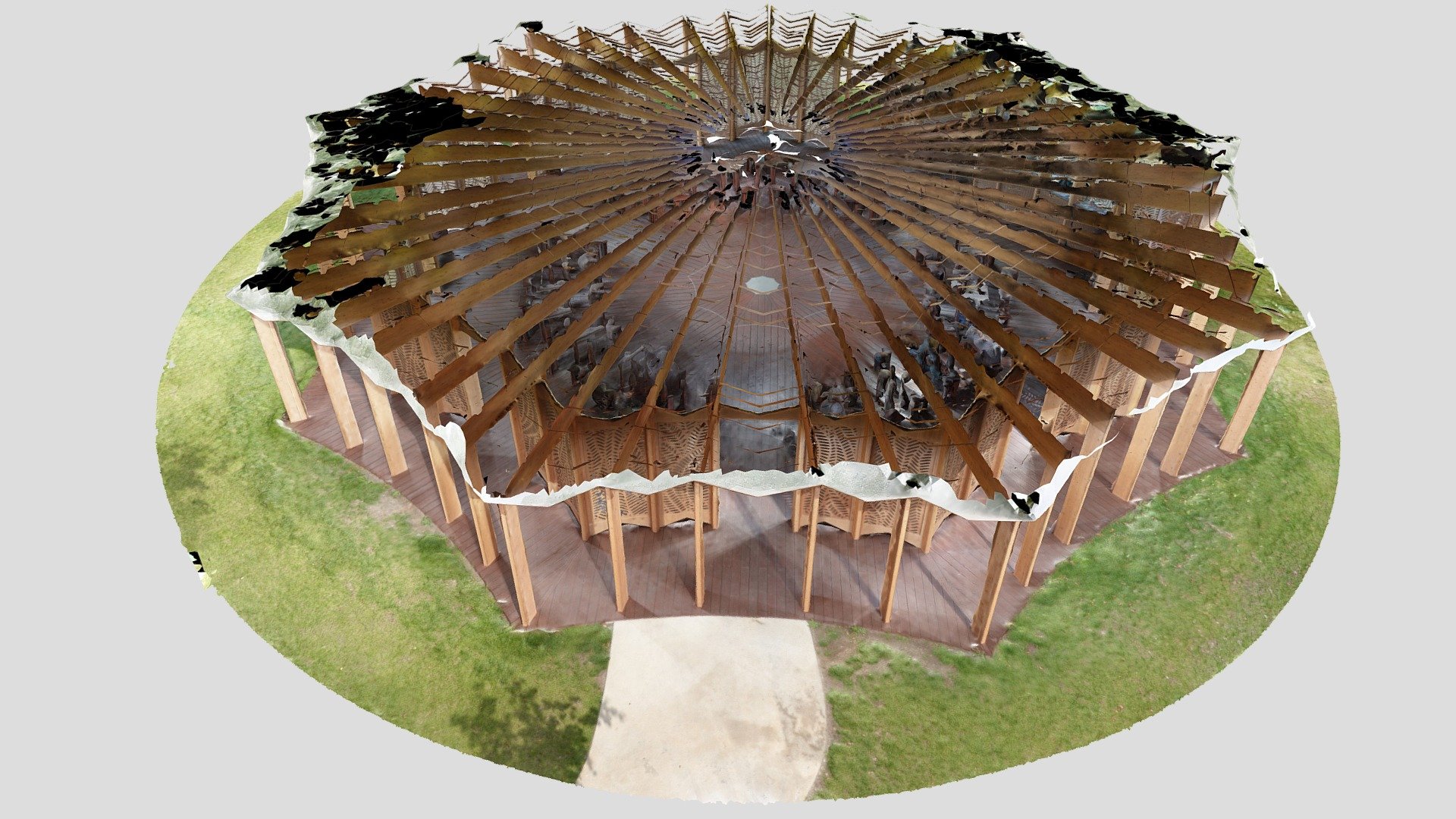 SERPENTINE PAVILION 2023 - 3D model by peterbarry [b9810ab] - Sketchfab