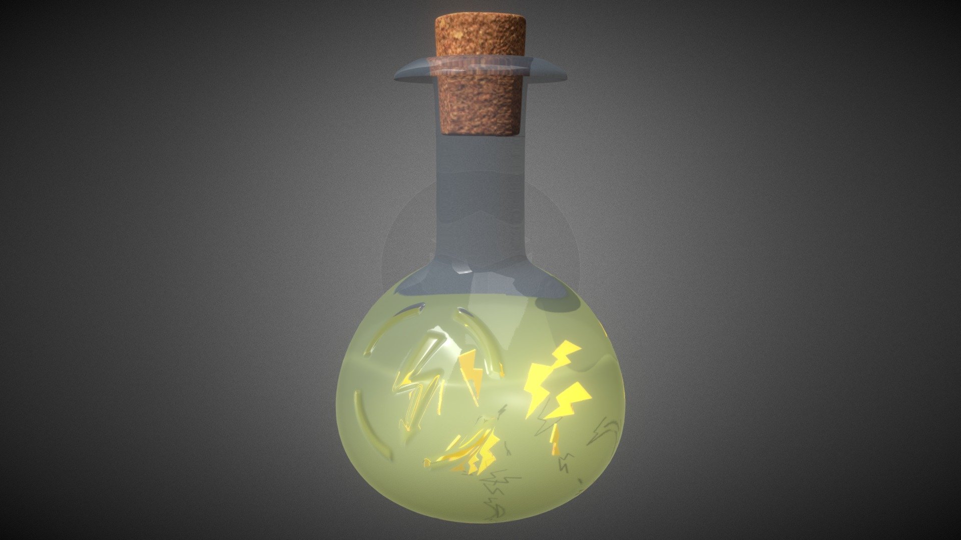 Week 1 - Potion - 3D model by Mike Lee (@Michial.Lee) [b98192e] - Sketchfab