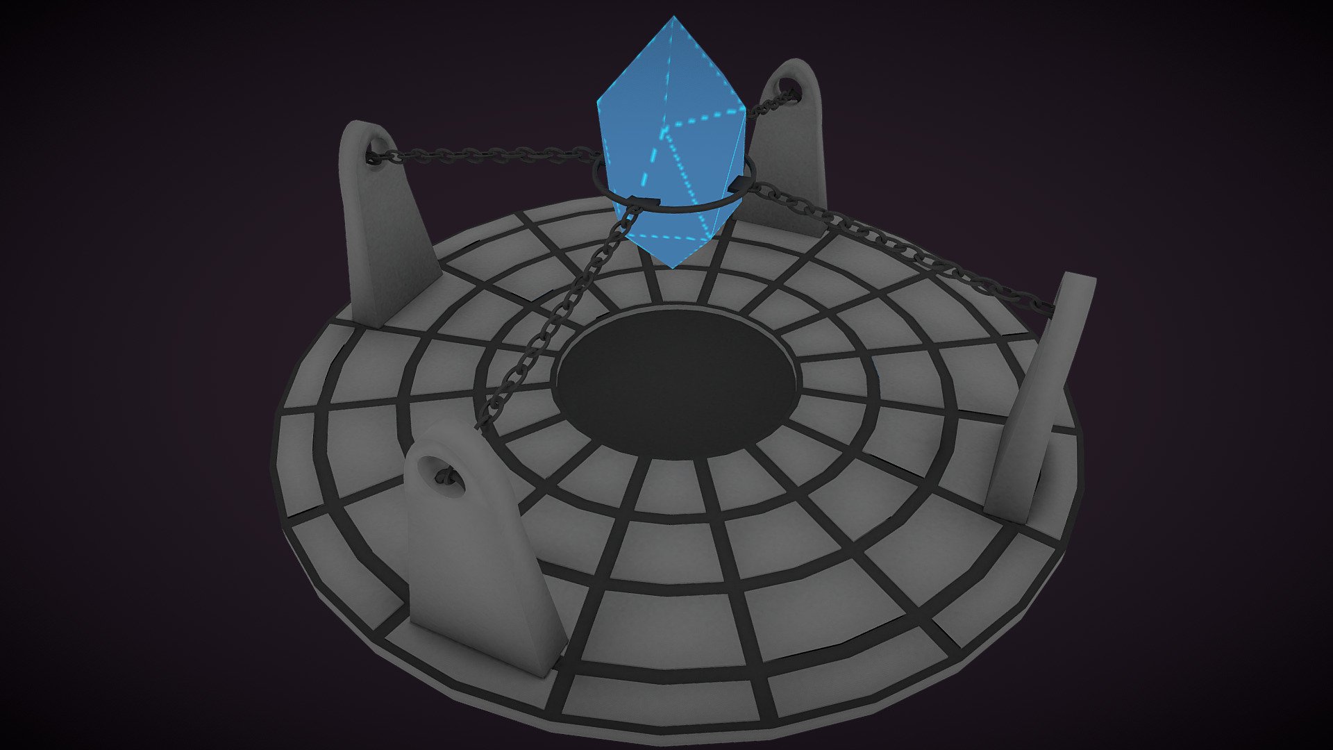 Gem in chains - Download Free 3D model by Jen S Abbott (@jsabbott ...