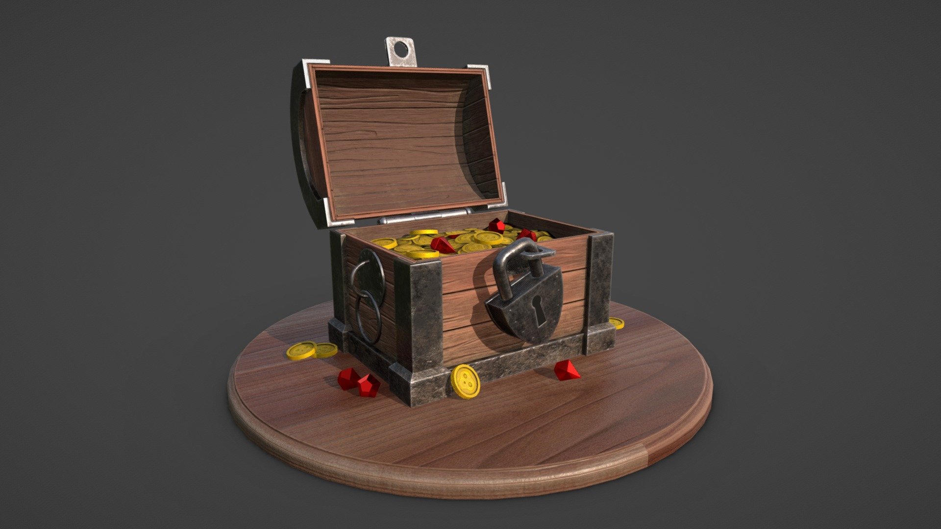 Stylized chest - 3D model by ArnauSB [b982df0] - Sketchfab