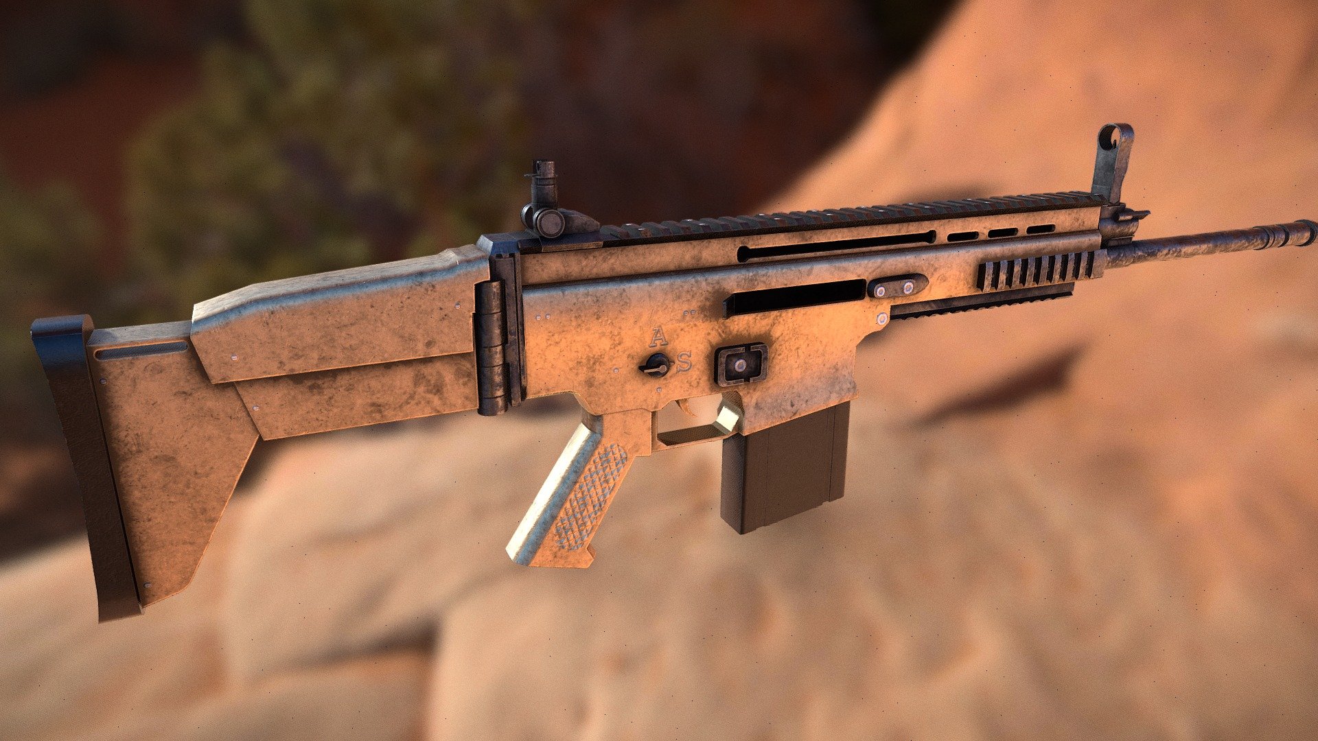 Fn-Scar - Download Free 3D model by Kelisei Ventura (@frankestudios71 ...
