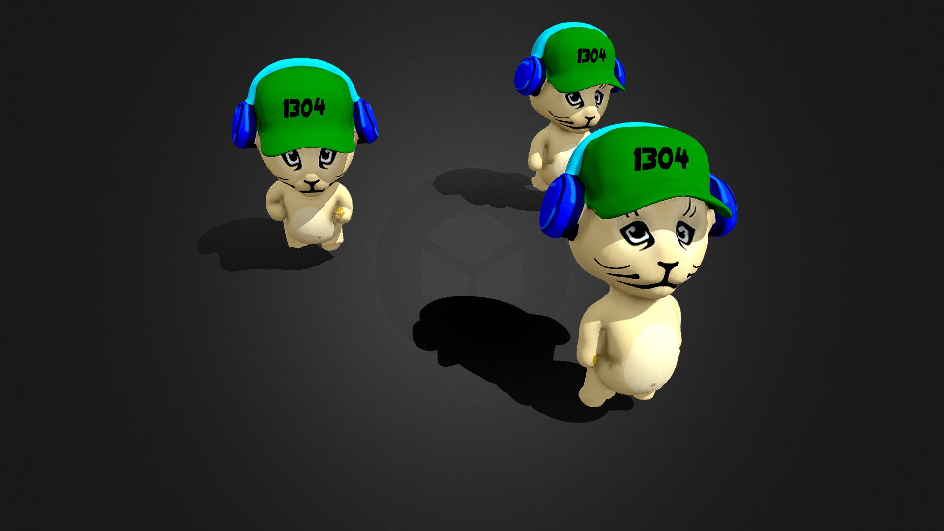 Gatos Animation 1304 - 3D model by flarar-02 (@mau3d8) [b9846a0 ...
