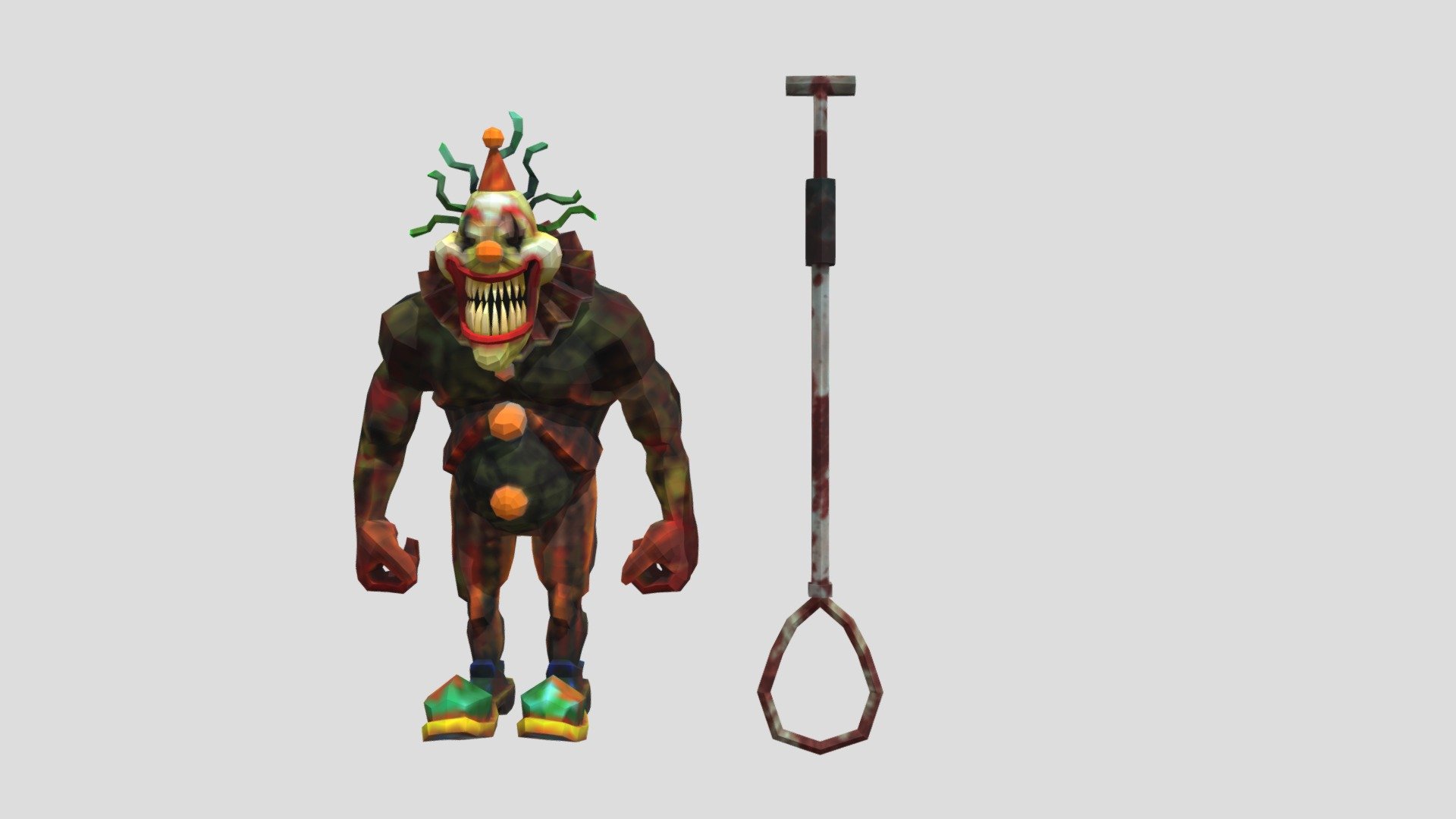 animal company - Clown Monster - Download Free 3D model by Romeo rios ...