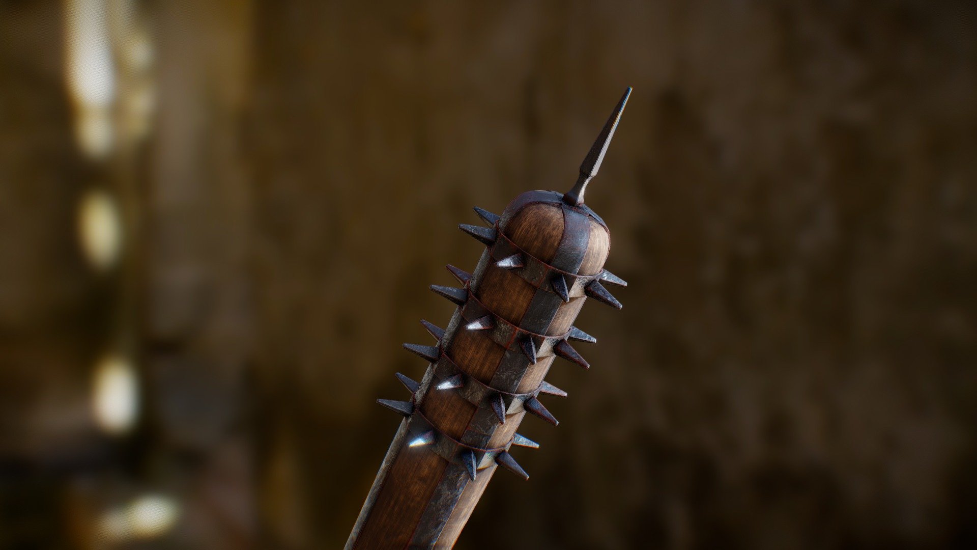 Club Mace - 3D model by Tugagon [b9860d5] - Sketchfab