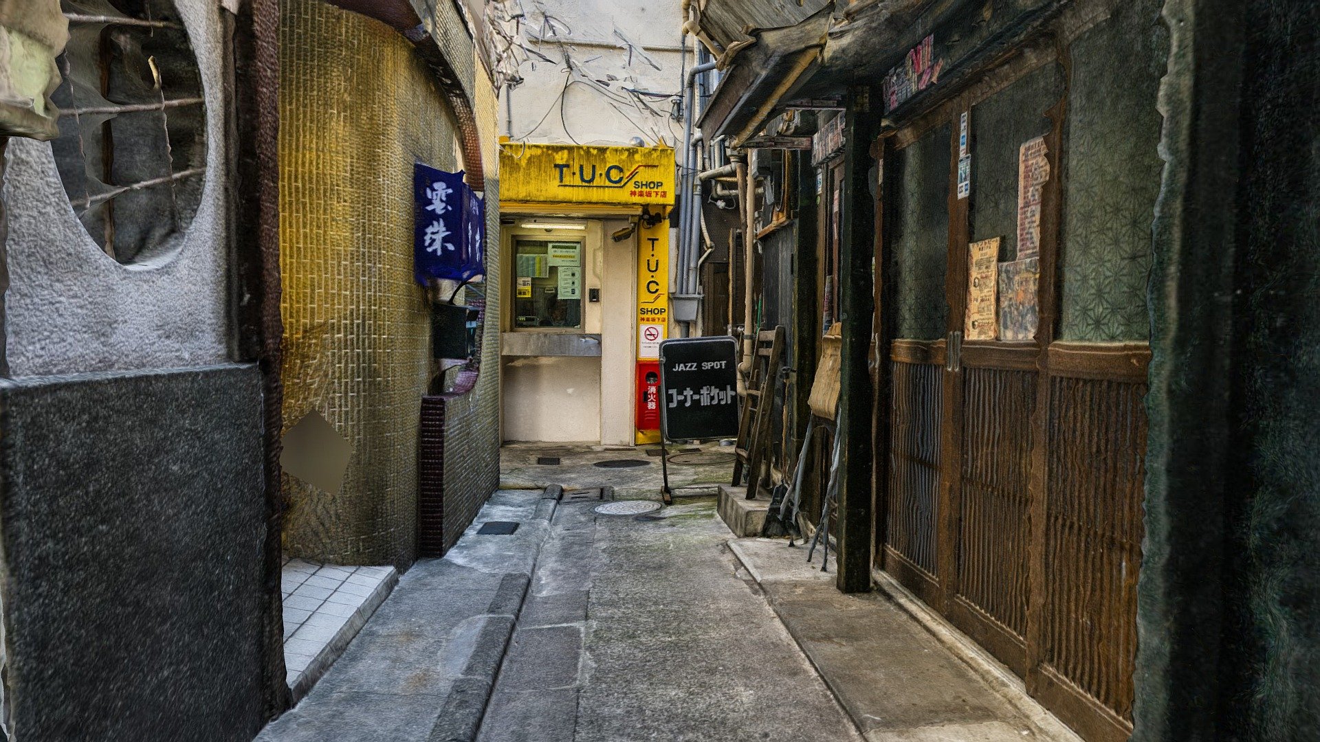 Japanese alley scan - Buy Royalty Free 3D model by Miguel Bandera ...