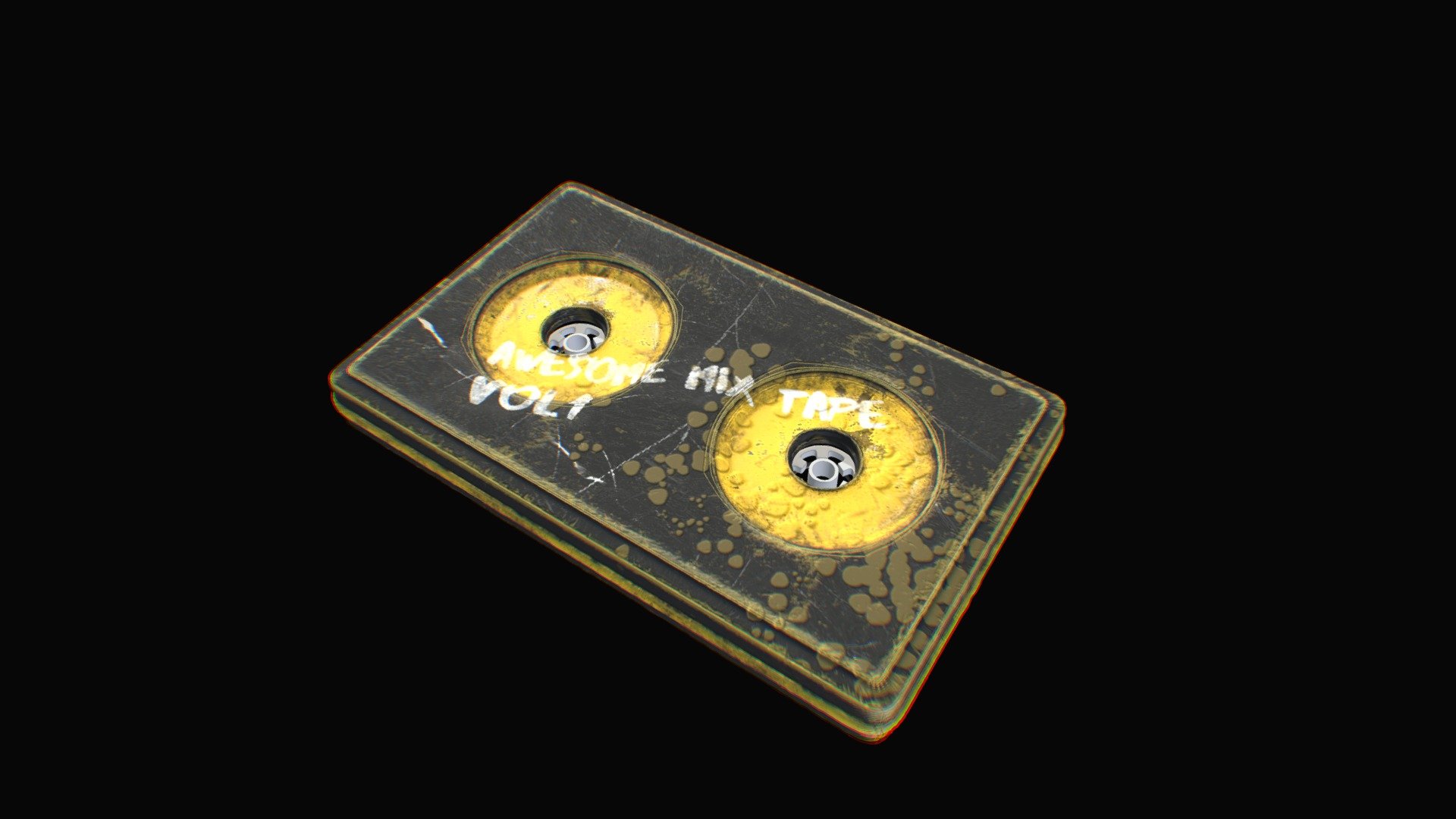 Tape from The Awesome Mix Tape vol.1 - 3D model by firdauskazman ...