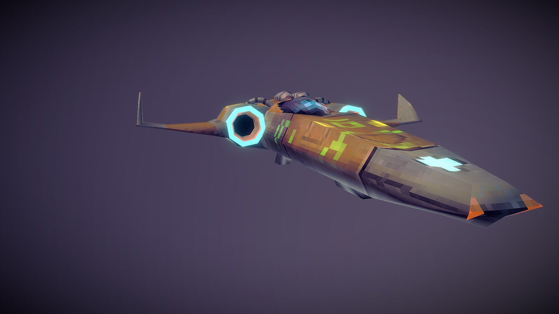 Generic Spaceship - 3D model by ThadeuJ [b987903] - Sketchfab