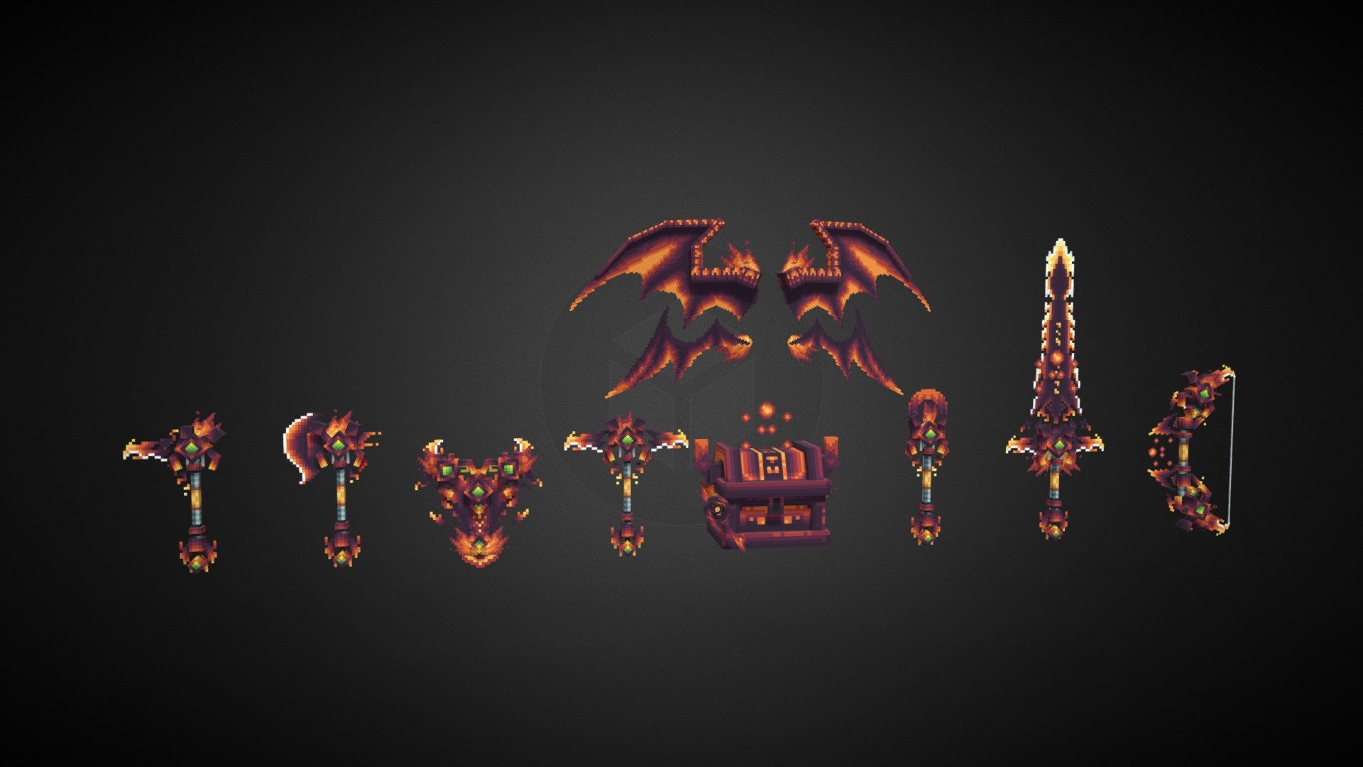 Dragon Pack - 3D model by 3B STUDIO (@3BStudioMC) [b987c21] - Sketchfab