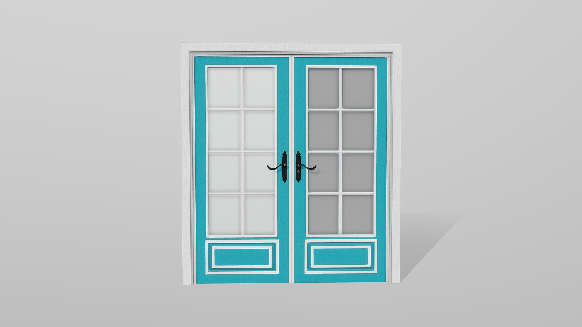 Fancy French Door - Download Free 3D model by Kizimba ...