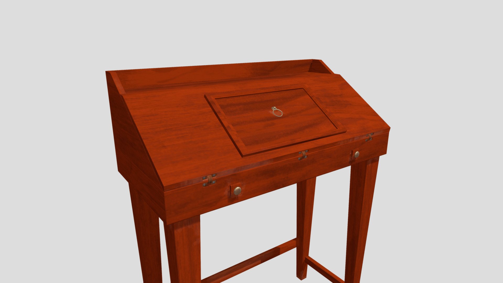 Antique Table Closed - 3D model by Tejas Petkar (@pekkaz) [b989445 ...