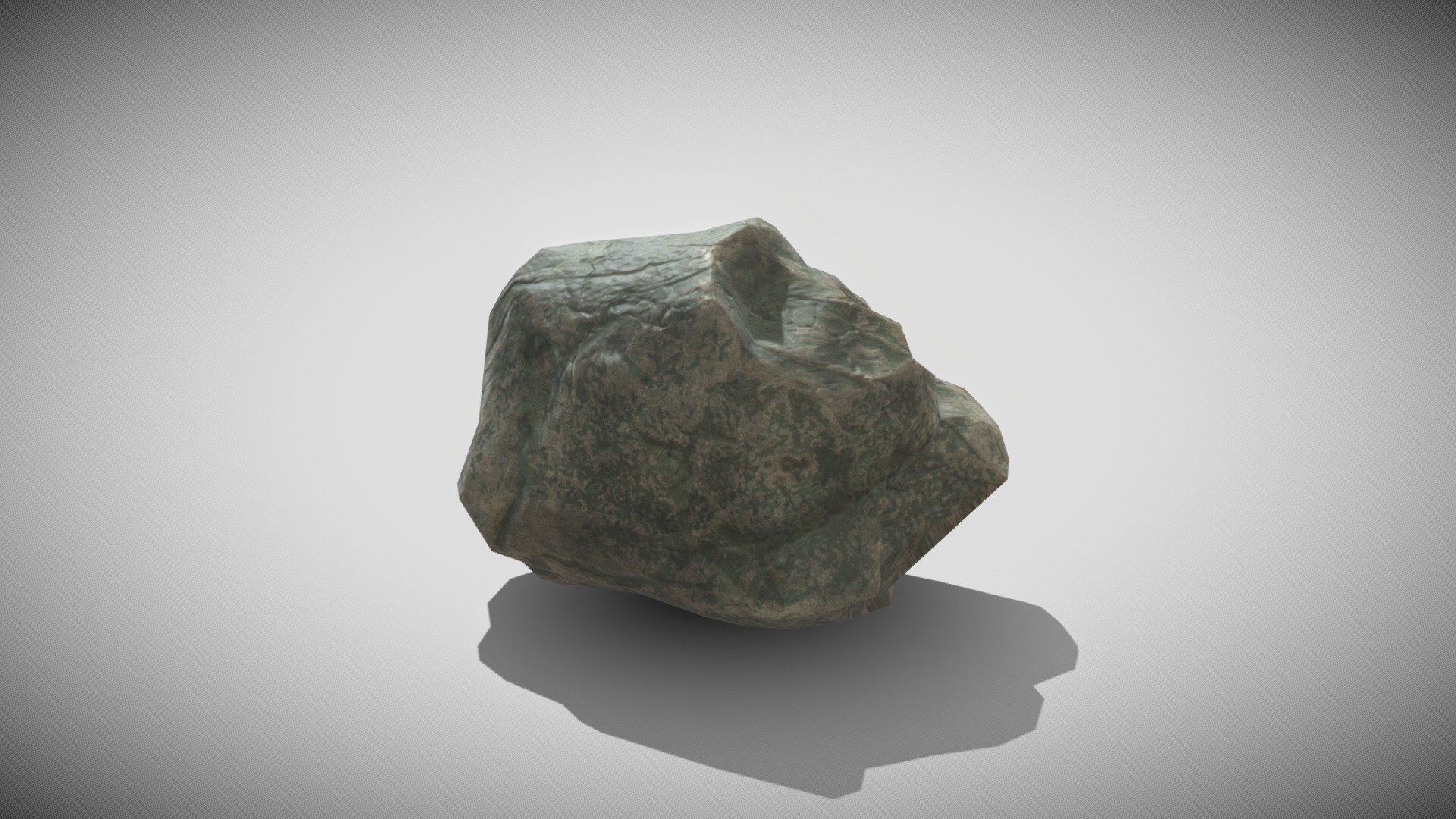 Low Poly Sculpted Boulder - Download Free 3D model by michael ...