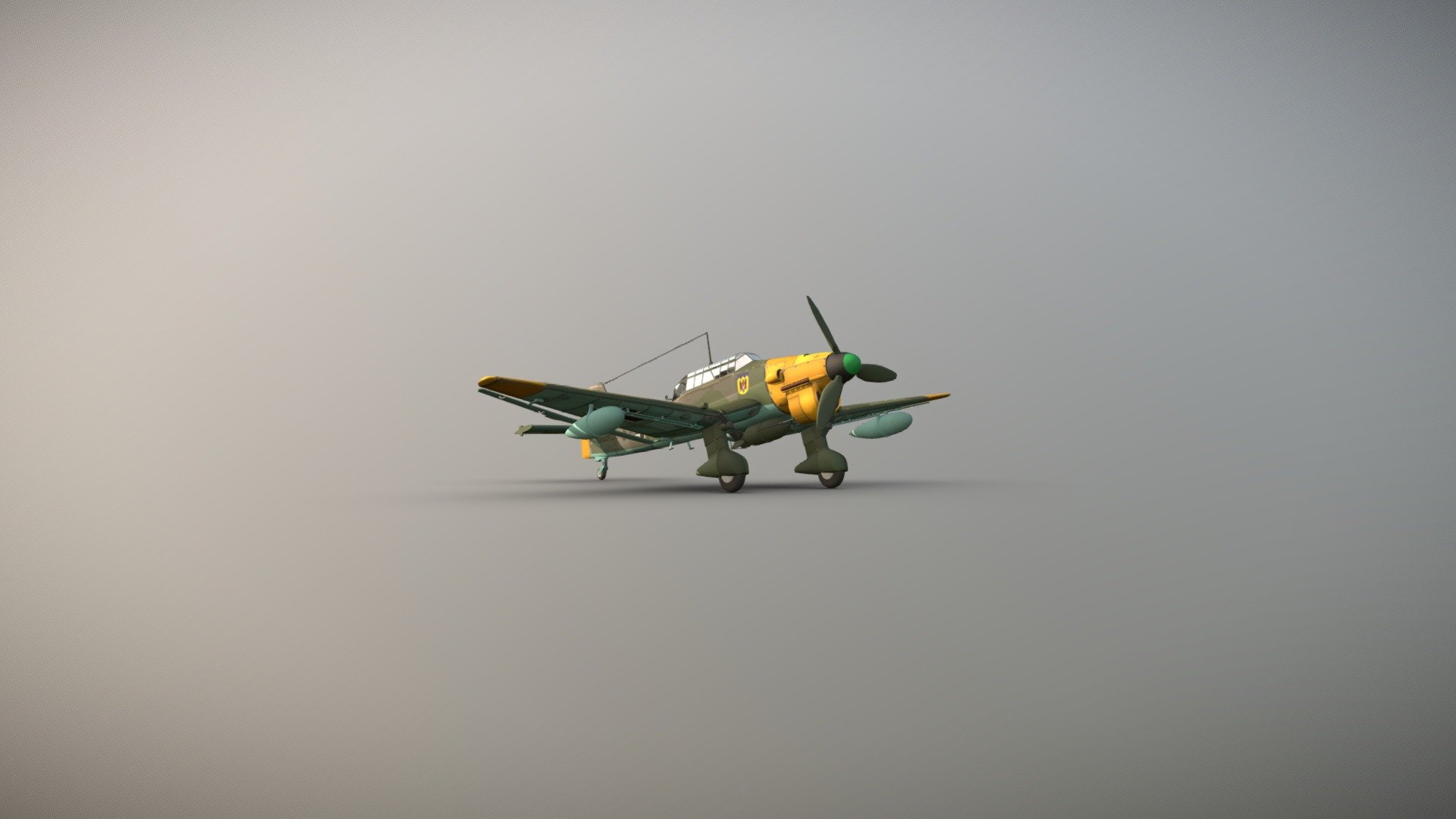 Junkers Ju 87 R - Buy Royalty Free 3D model by 3D-by-LS [b98a29d ...