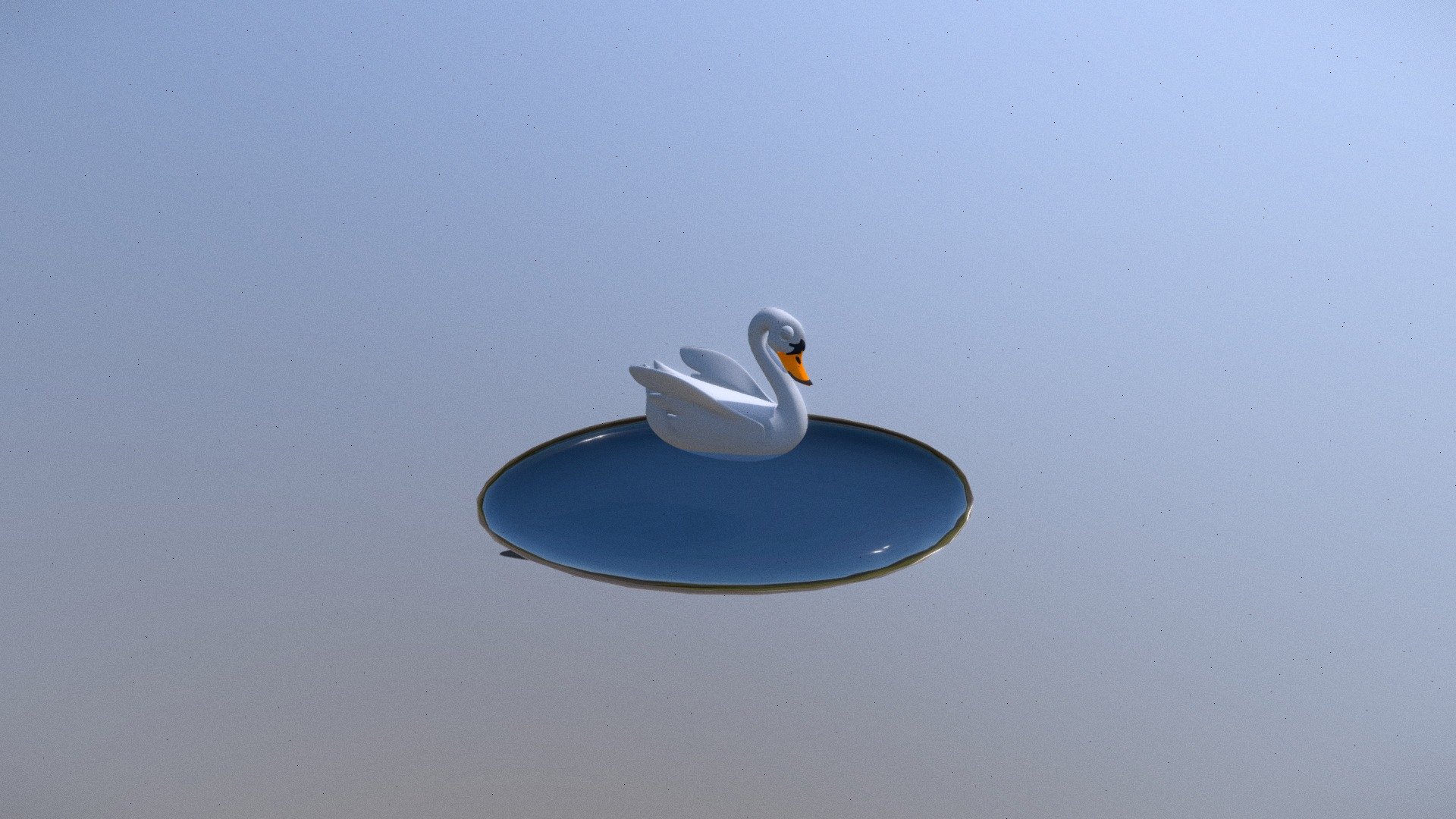 Clay swan - 3D model by Ahmed Aladawy (@aladawy0) [b98ac37] - Sketchfab