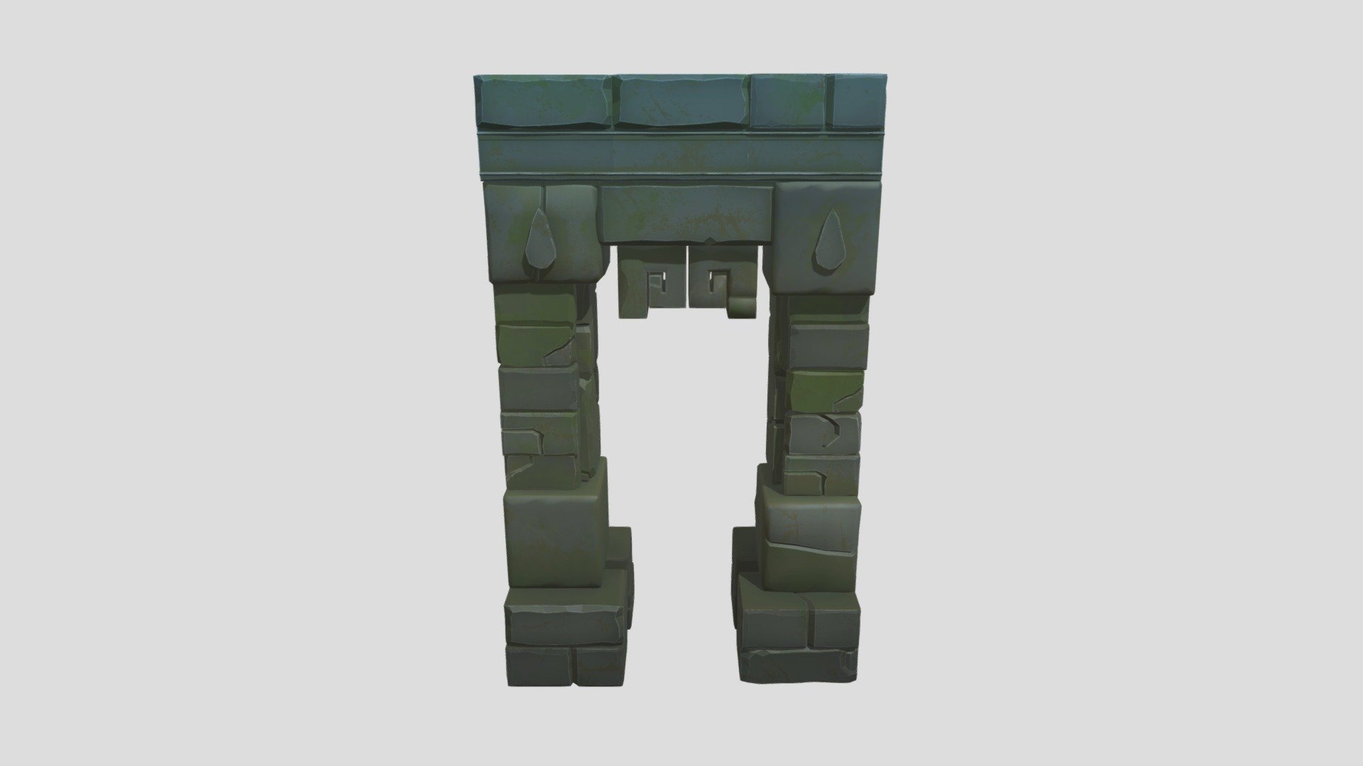 Aztec gate way - Download Free 3D model by Dean Hunnik (@DeanHunnik ...