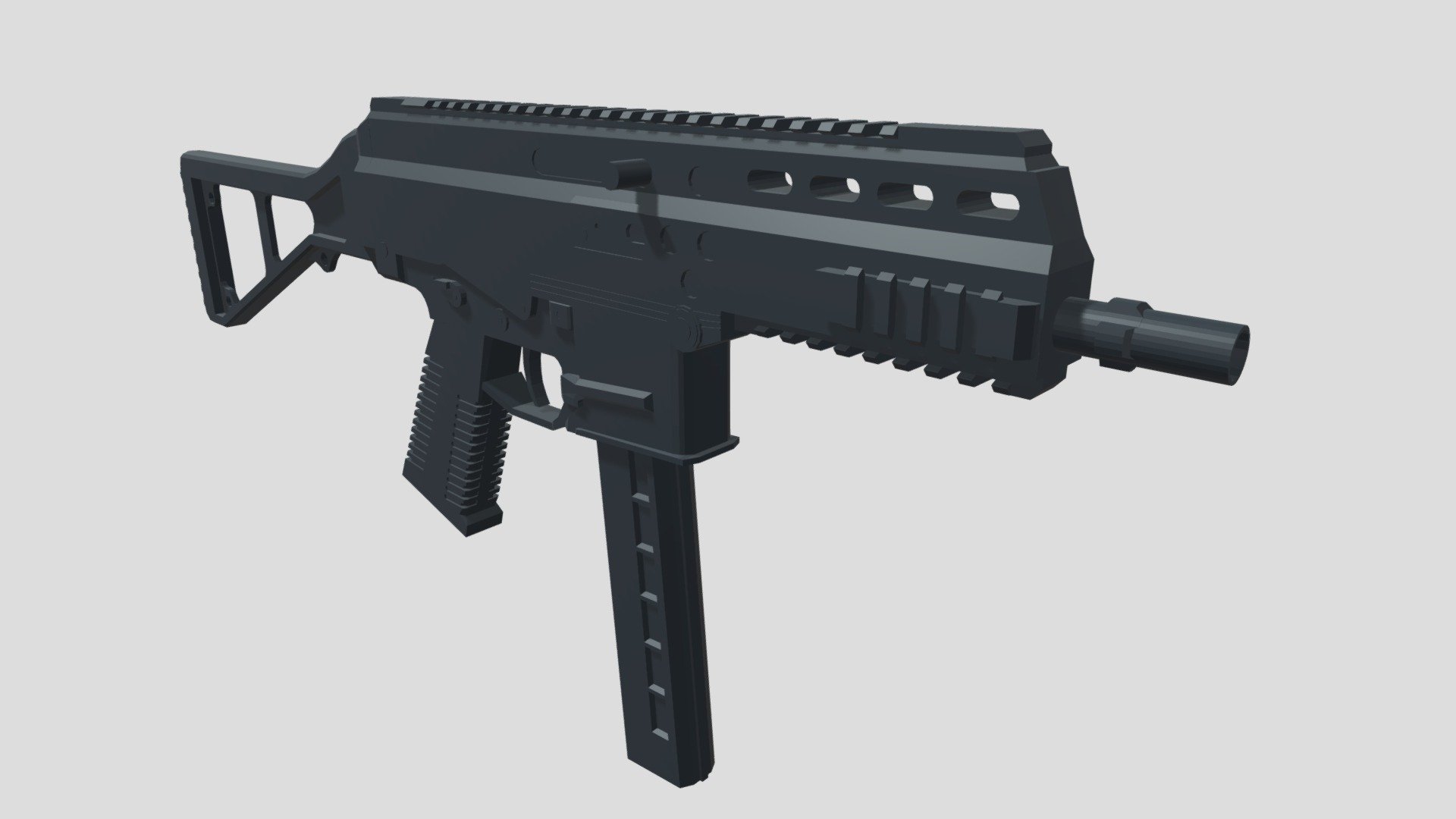 APC9 SMG Brügger & Thomet - 3D model by AmviMax [b98d300] - Sketchfab
