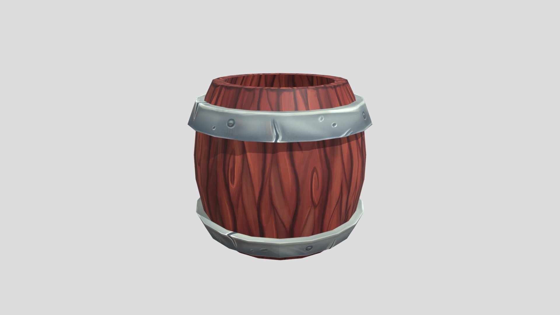 Stylised barrel - 3D model by NateBeers [b98dfd3] - Sketchfab