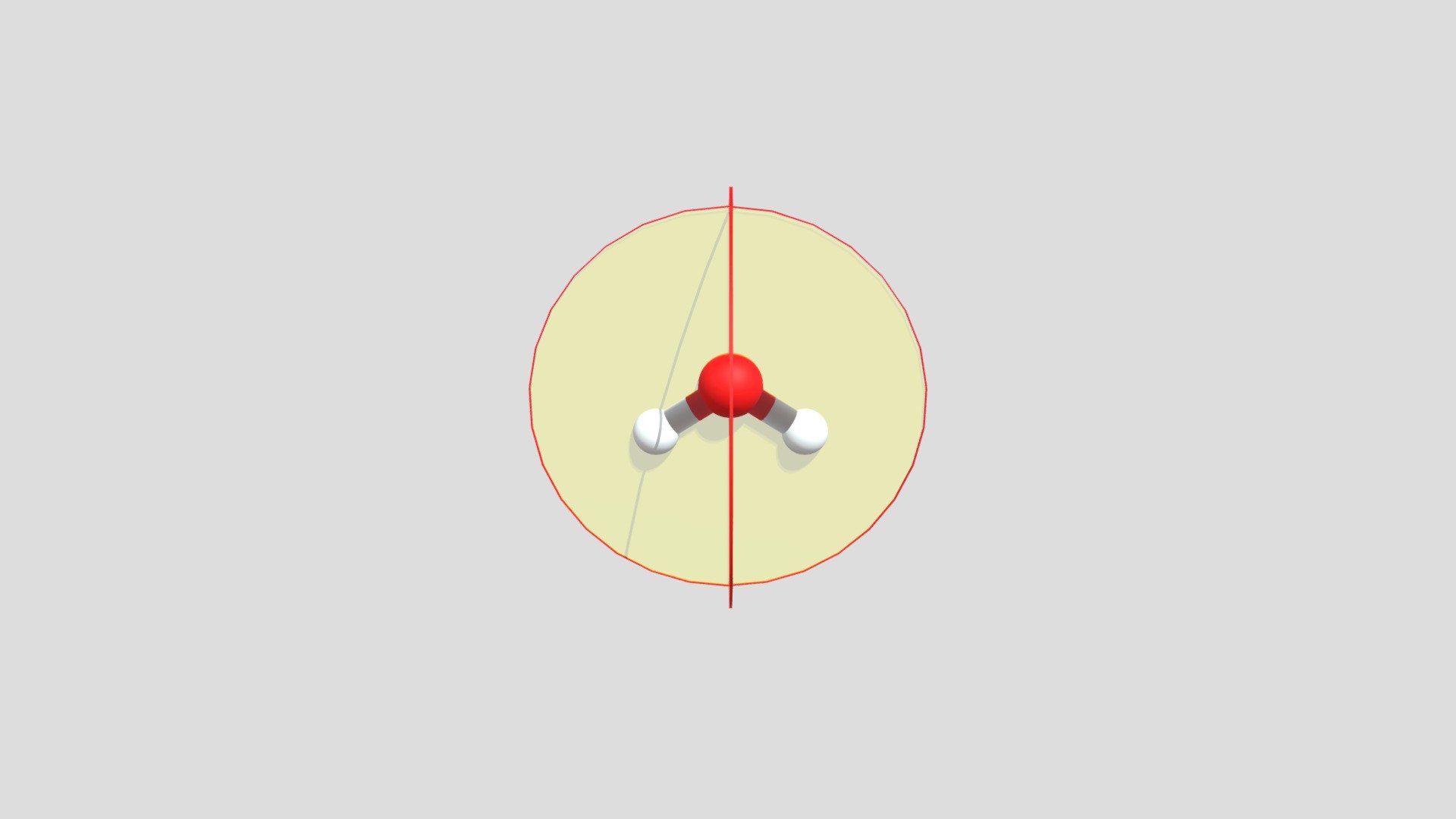 Symmetry Molecule: H2O - 3D model by International Medical University ...