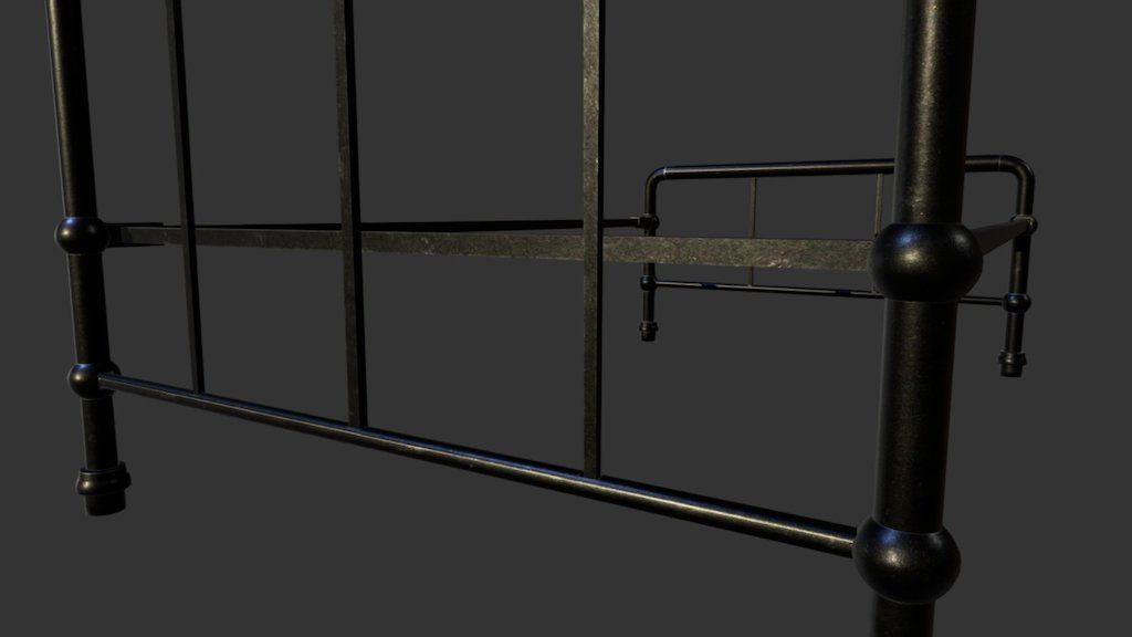 Rusty Bed - 3D model by Warrior Game Studios (@warriorgamestudios ...
