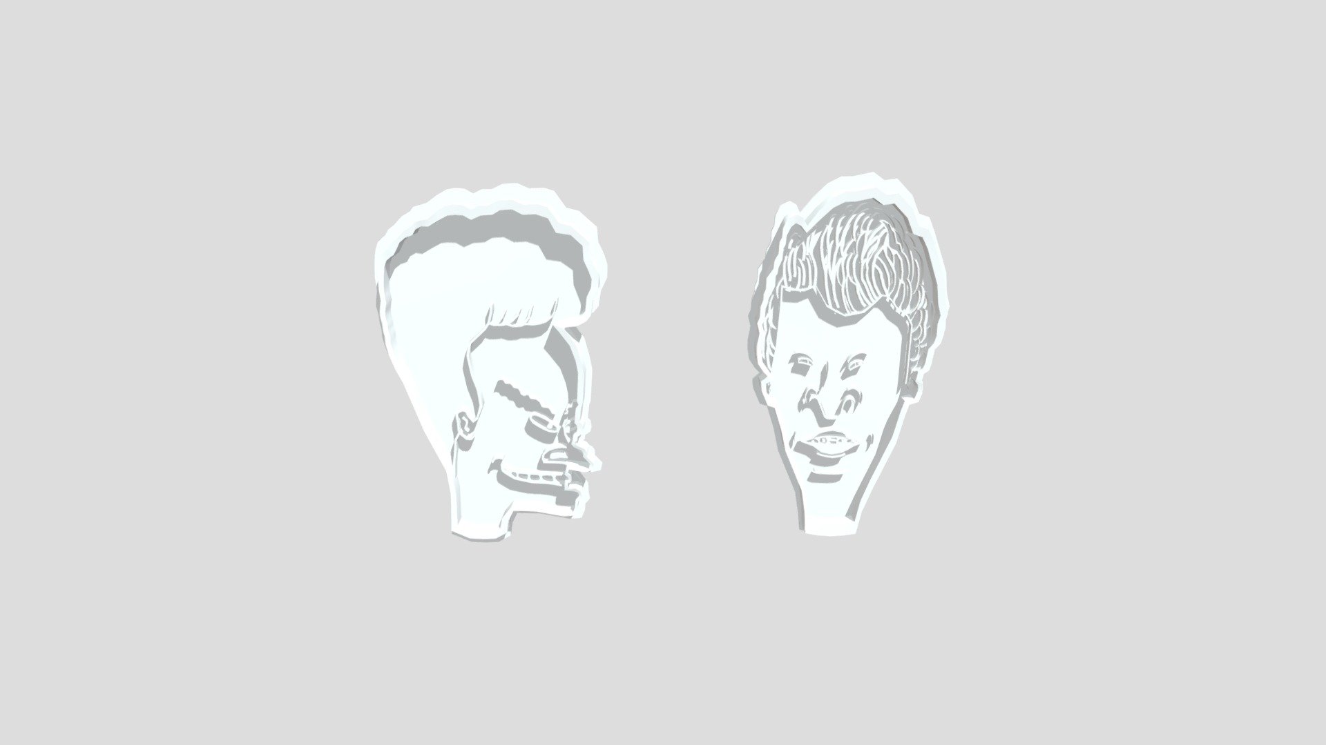 Beavis And Butthead Cookie Cutters - 3D model by JonathanGran [b98f9f1 ...