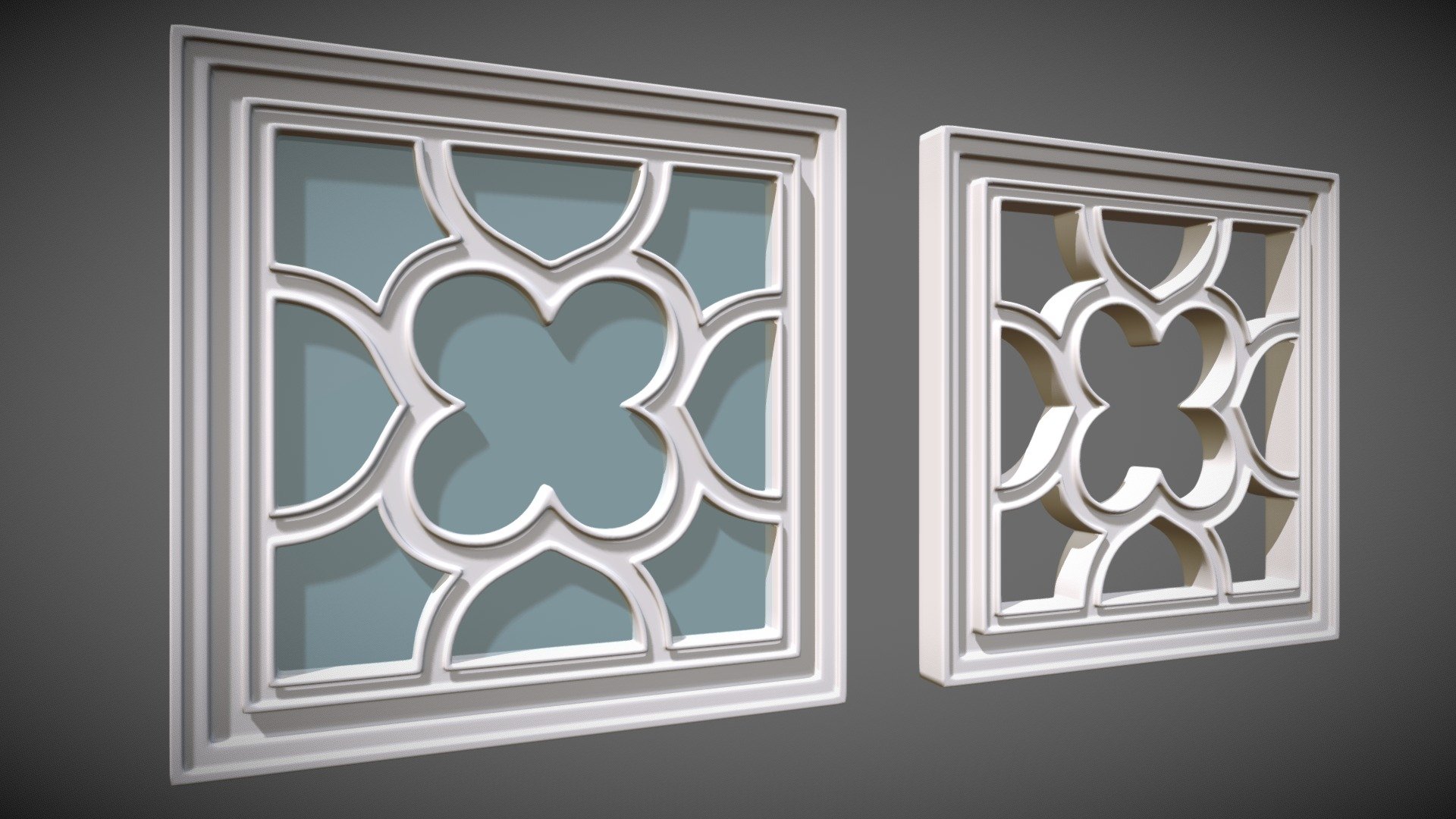 Square Gothic Window Type3 - Download Free 3D model by dariapr [b98fadb ...