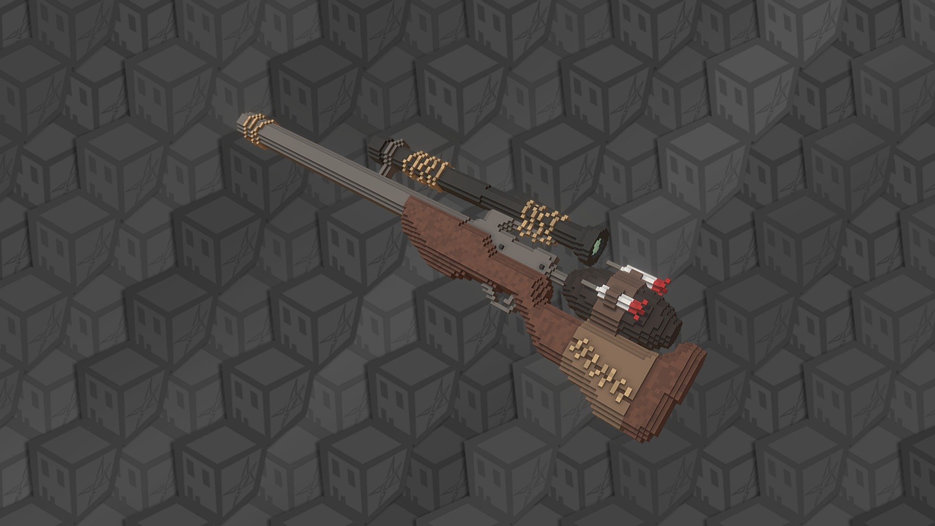 Dart Gun - 3D model by zachrywilsn | nullblox (@zachrywilsn) [b990637 ...