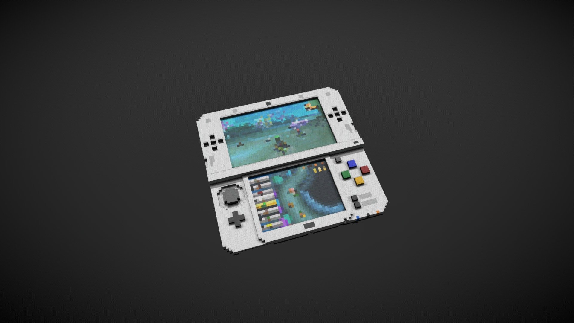 [Voxel] New Nintendo 3DS XL - Download Free 3D model by darkpro1337 ...