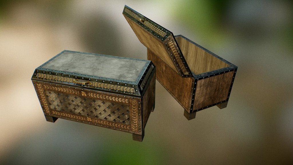 Low poly chest - 3D model by Igor Bezrodny (@bezrodnyigor) [b9912a2 ...