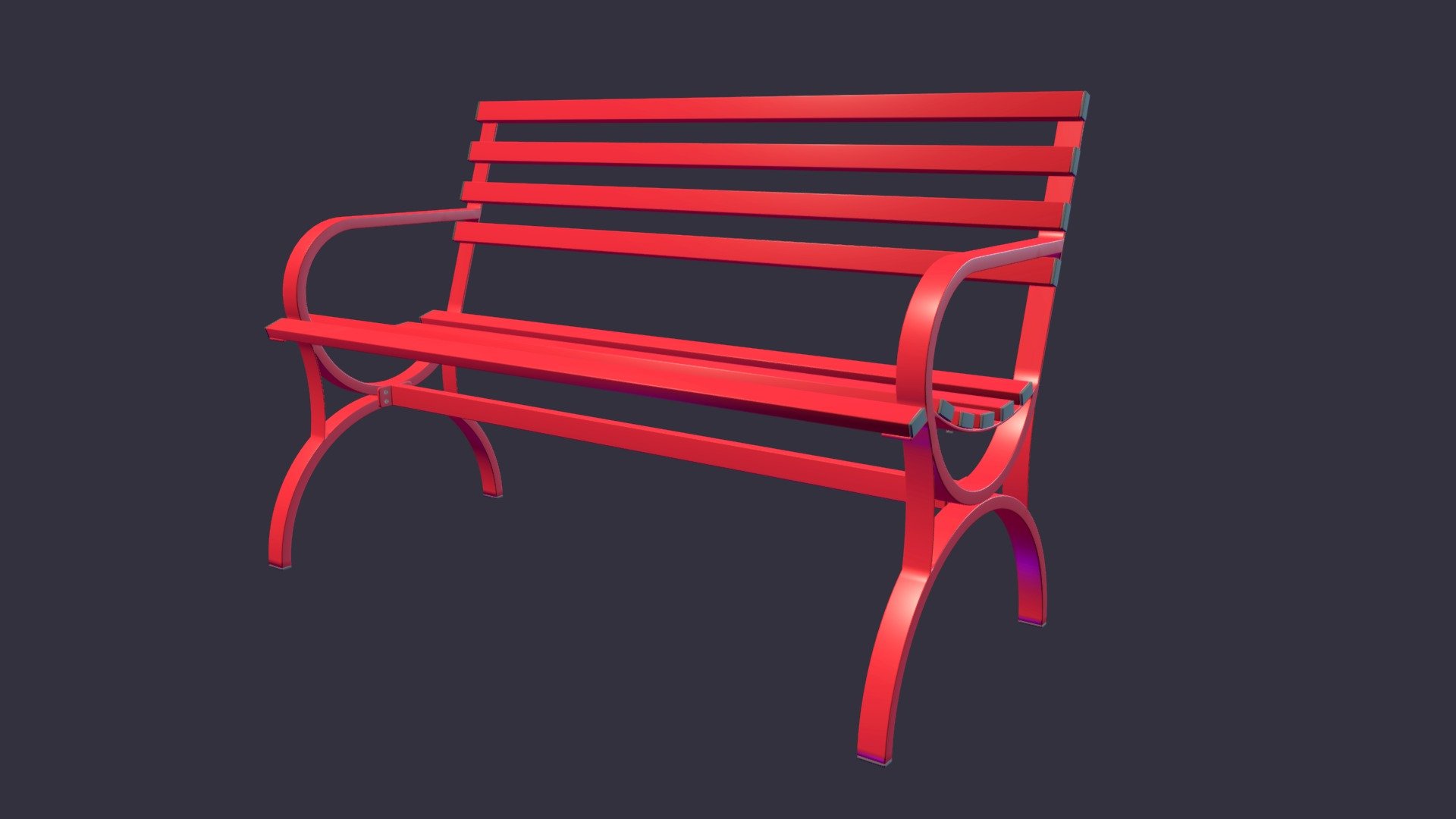BENCH LANCAS - 3D model by Maxim Gorfish (@maxgorfish) [b991416 ...