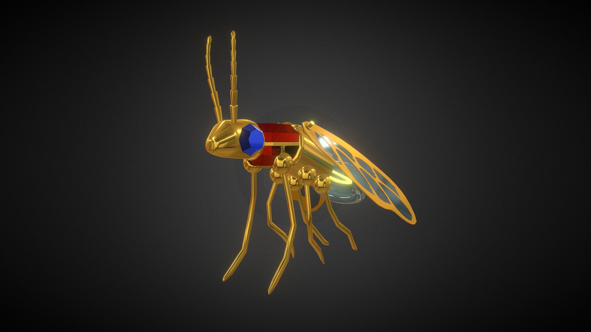 Jewel Bug - Download Free 3D model by ArtsGareau [b991812] - Sketchfab