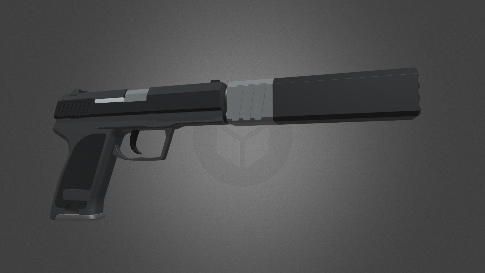 HK USP - Download Free 3D model by Zender (@ZenderRFZ) [b993049 ...