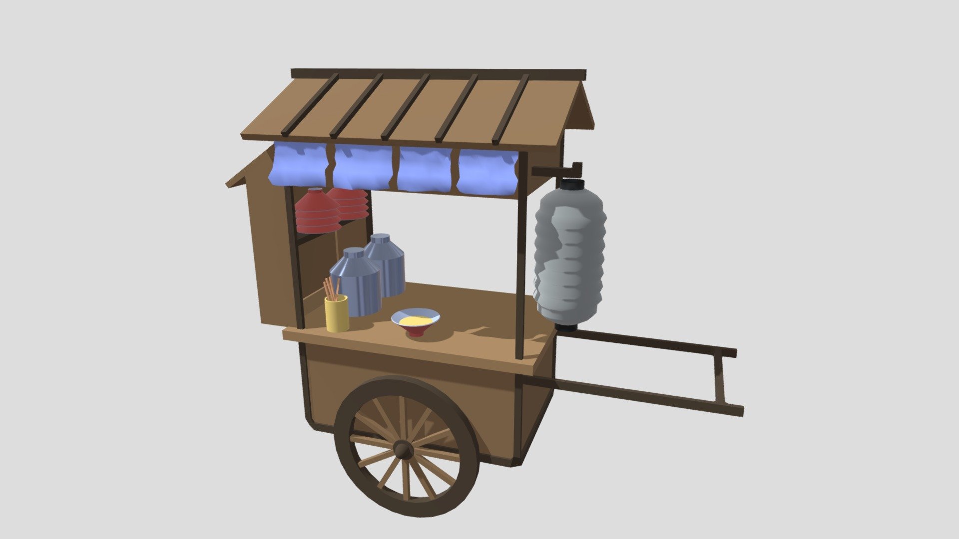 Yatai - Download Free 3D model by tsutomu.saito [b994d45] - Sketchfab