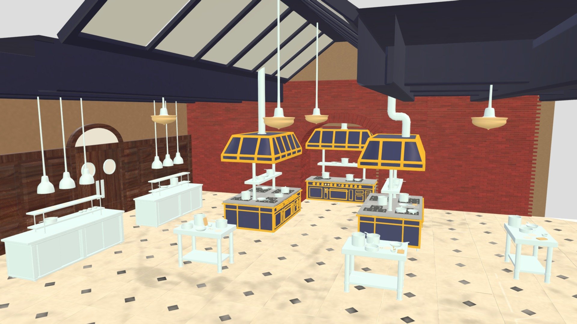 Kitchen color (Ratatouille) - Download Free 3D model by nicolasburns98 ...
