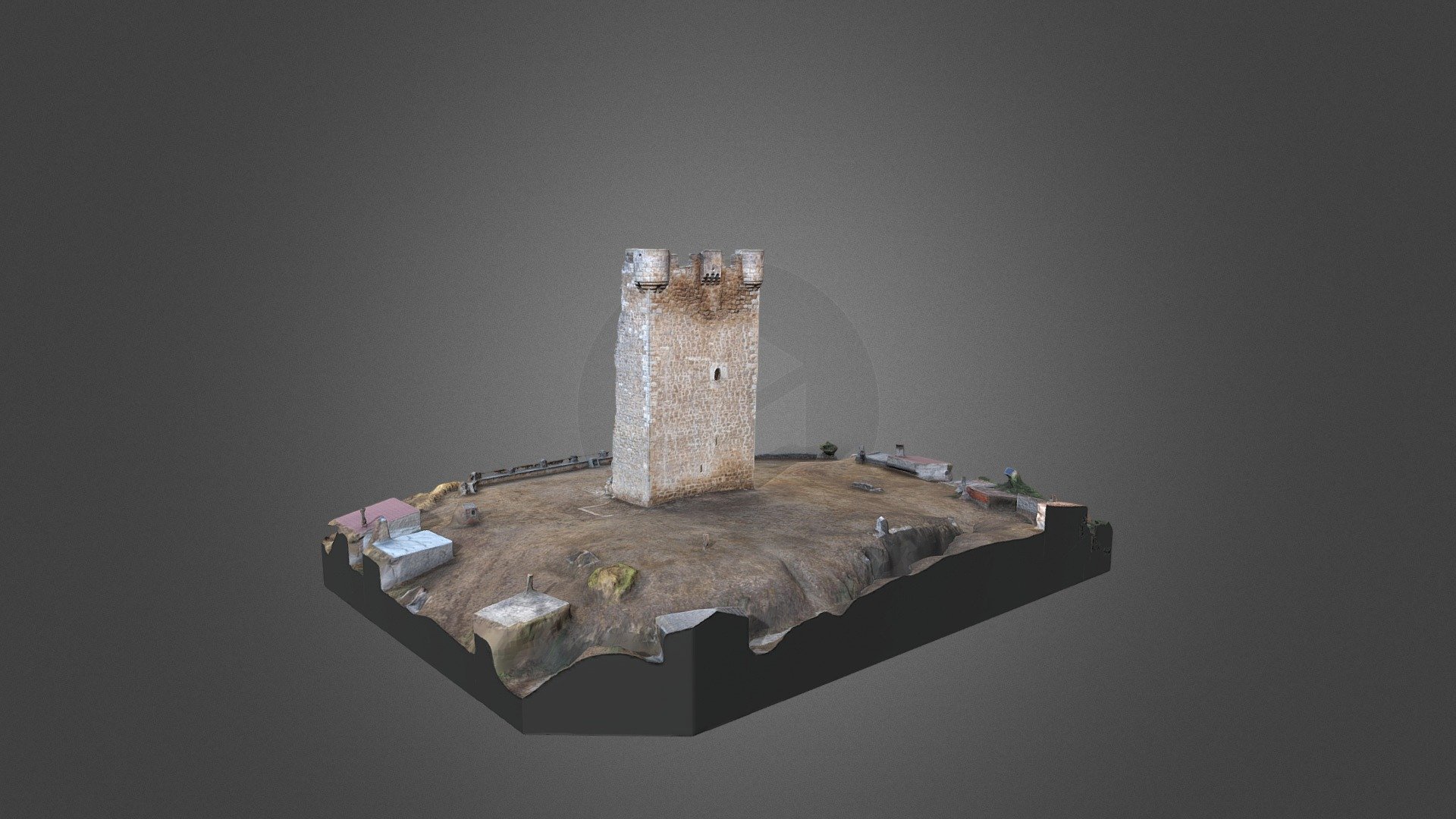 Castillo De Hoyales De Roa Burgos 3d Model By Héctor Fonseca Hjft