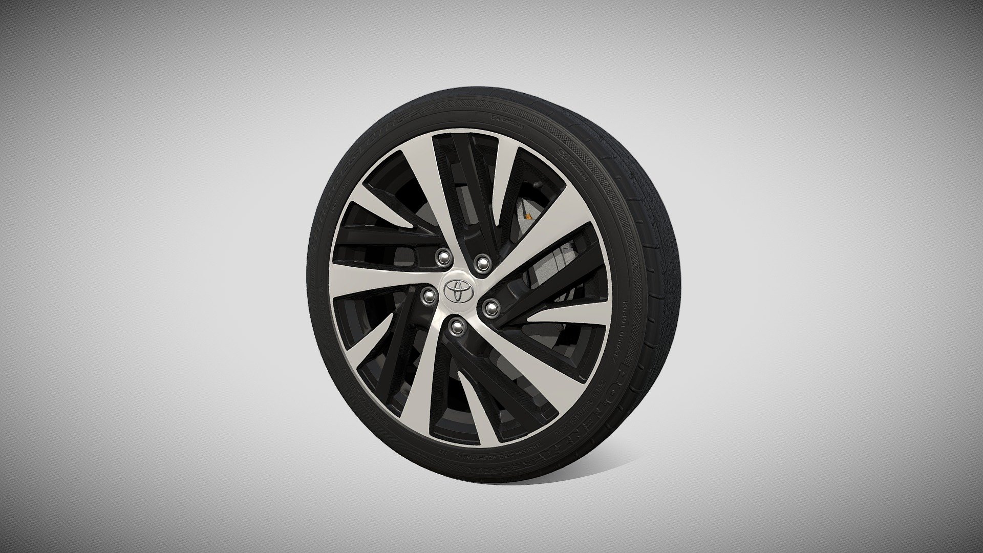 TOYOTA WHEEL ALLOY - 3D model by adiartist [b998037] - Sketchfab