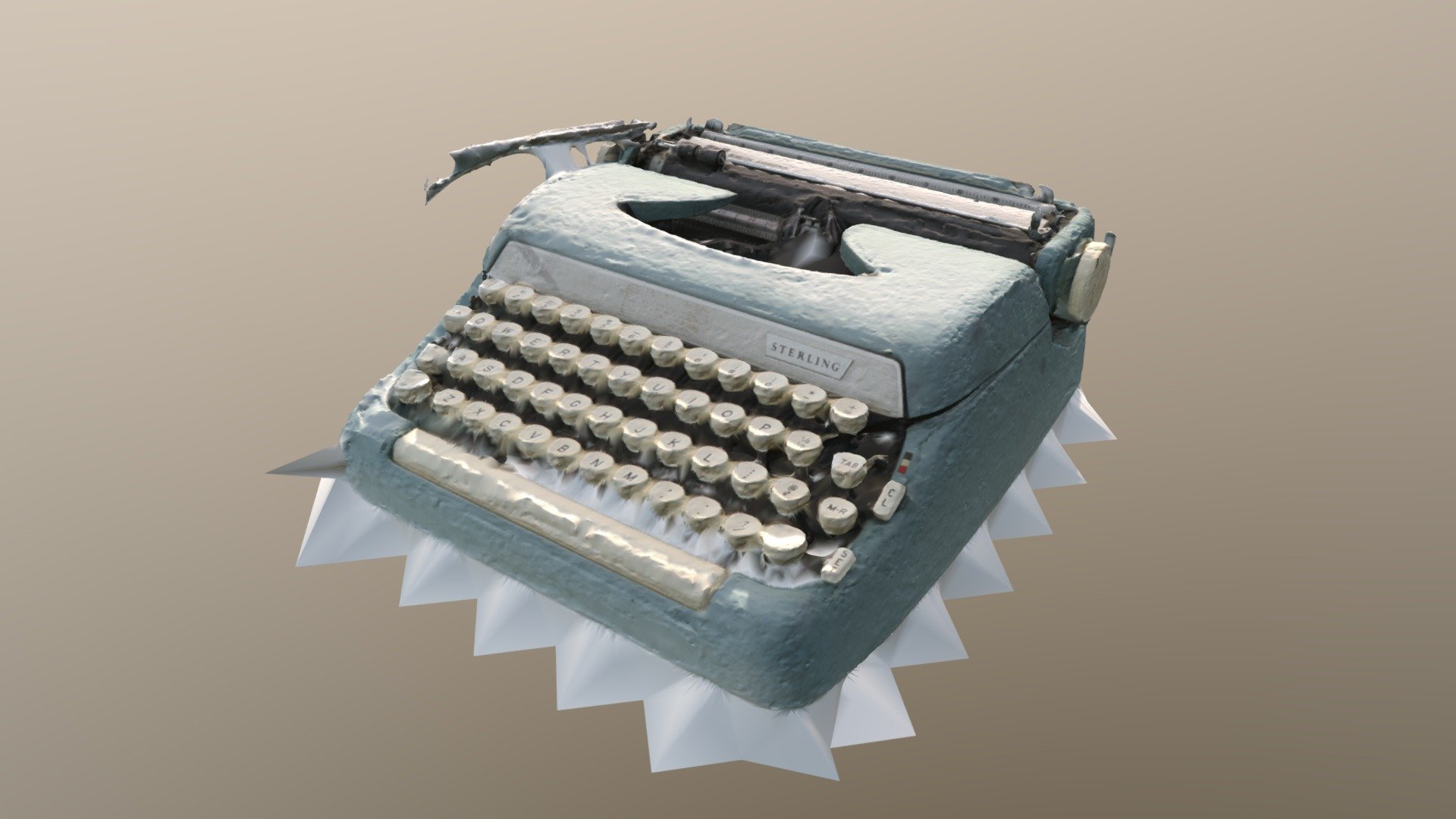 Typewriter - 3D model by thedailyspank [b998ce5] - Sketchfab