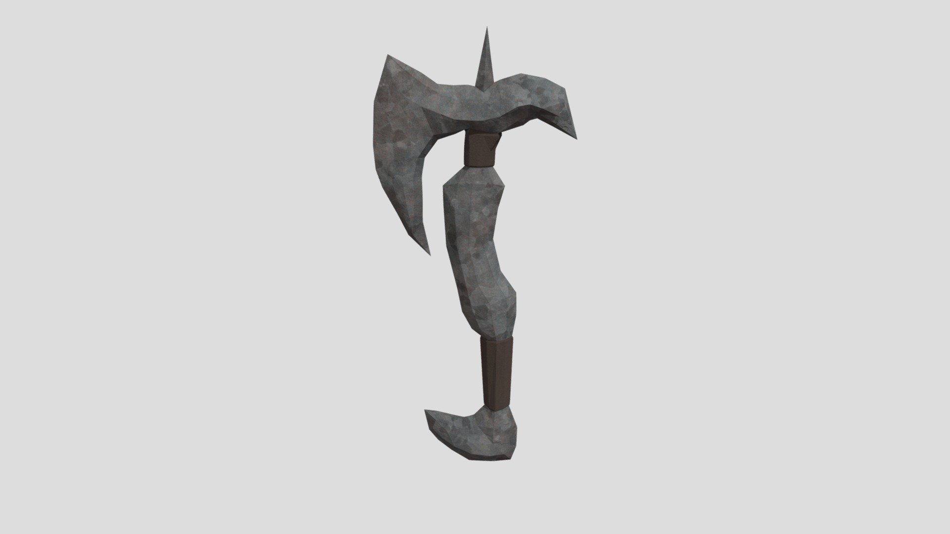 Ork Axe Low Poly - 3D model by dylanrnold1999 [b99aa0a] - Sketchfab