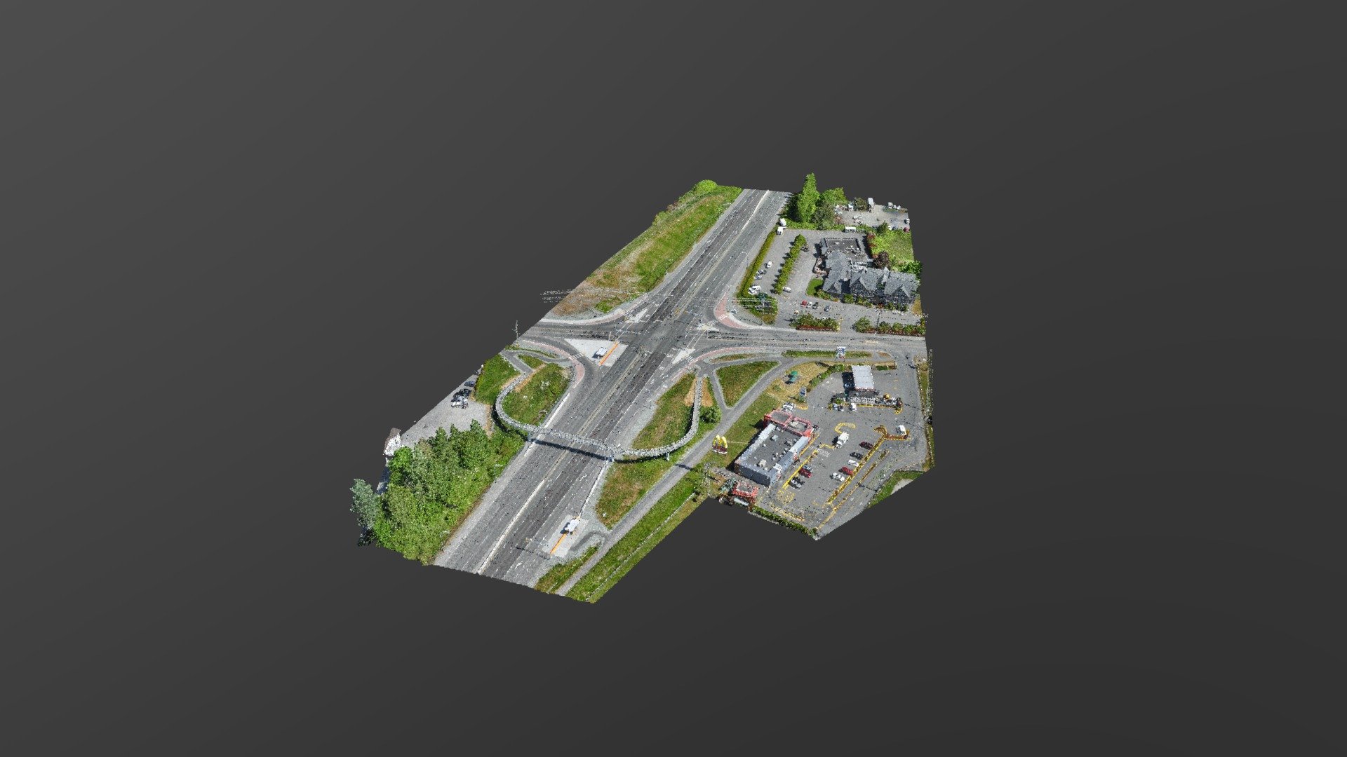 Mt Newton X Rd at Hwy17 - Central Saanich, BC - 3D model by Terra ...