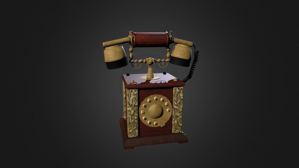 Telephone - 3D model by Cate (@CateS) [b99cc9f] - Sketchfab