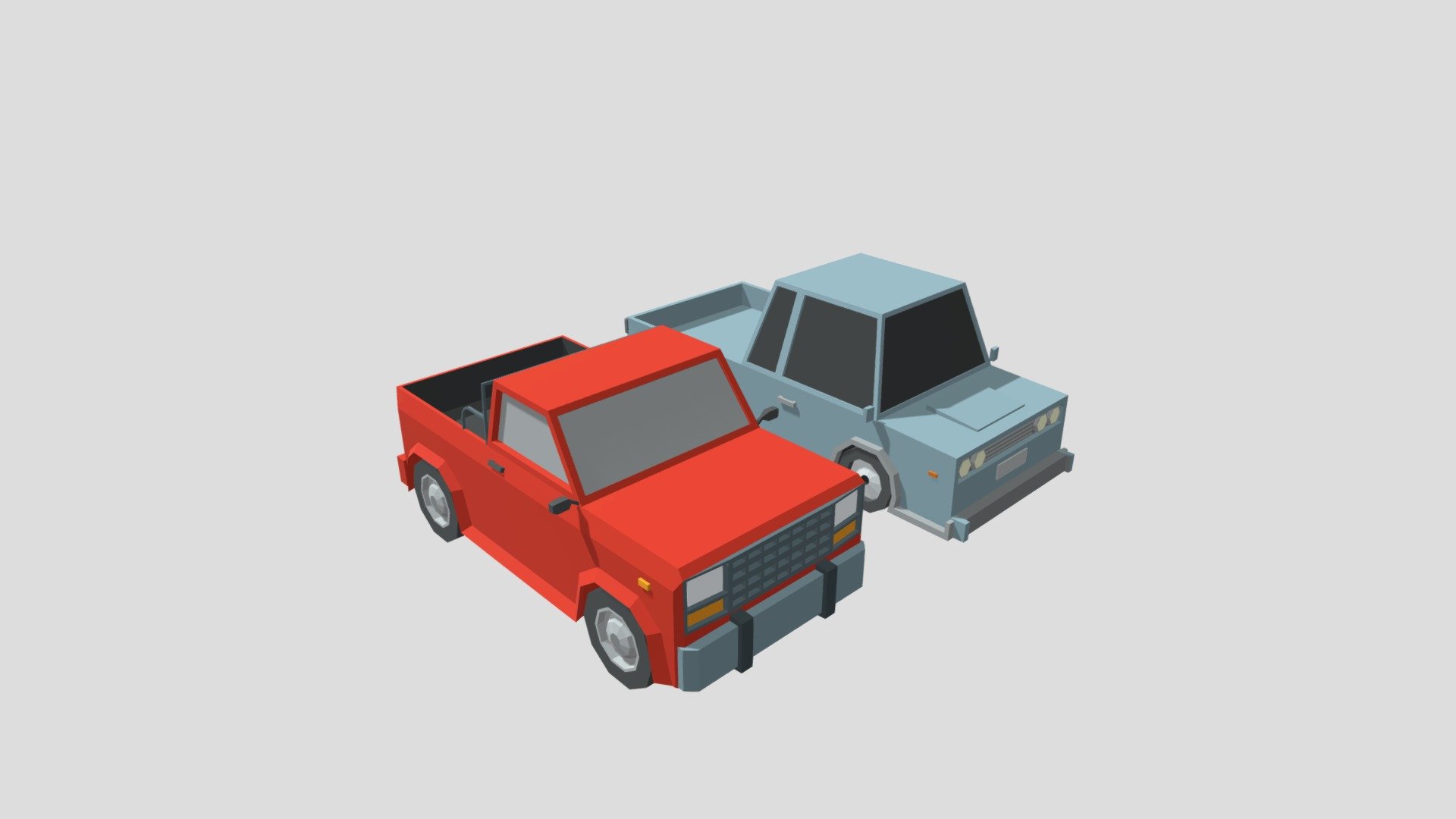 Low Poly Car Pack - 3D model by snadex [b99ec16] - Sketchfab