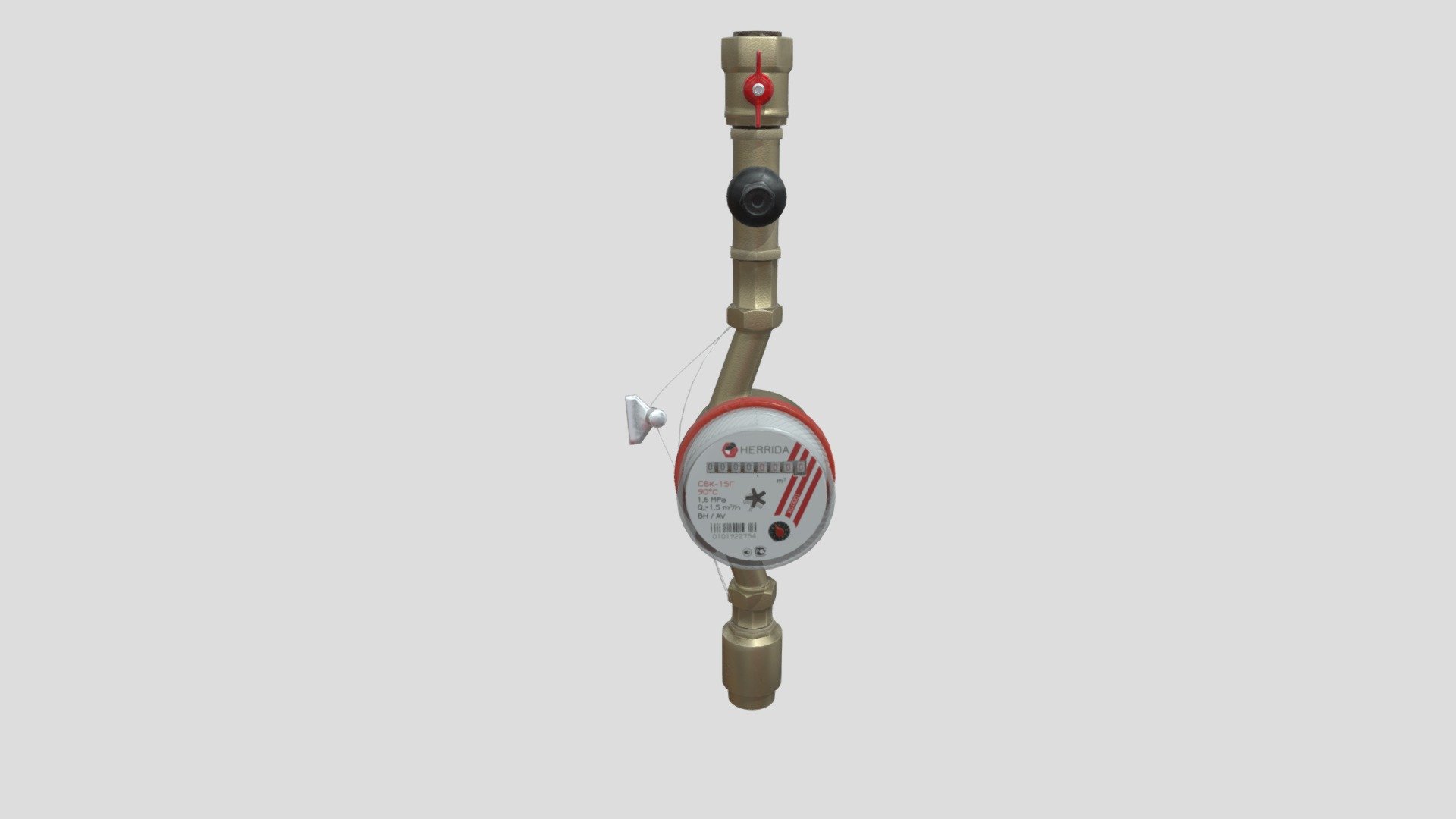 HERRIDA || Water meter - 3D model by soseemee [b99f512] - Sketchfab