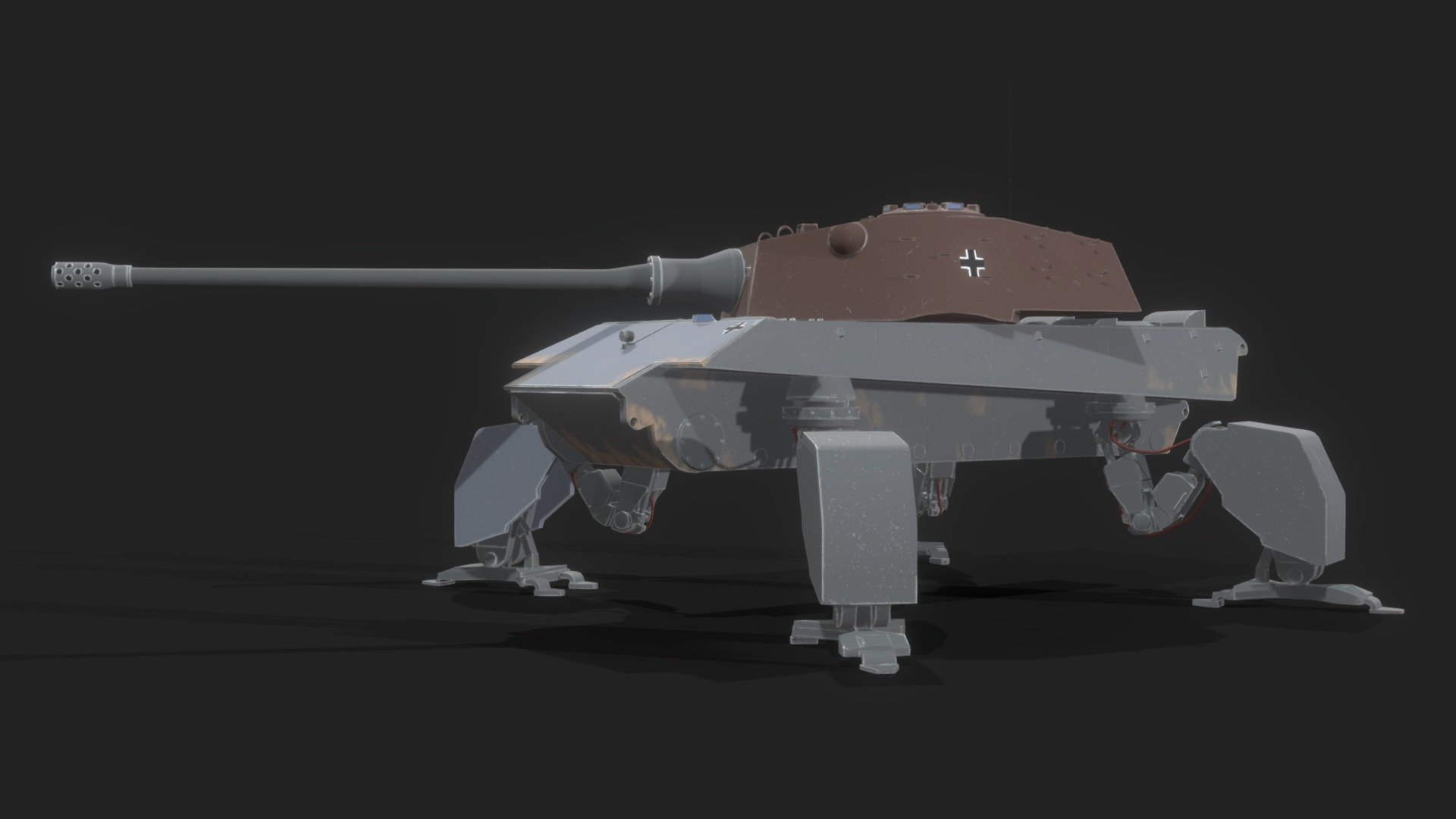 E-75 Tank-mech - 3D model by Blue3D (@Blueberry12) [b9a01e0] - Sketchfab