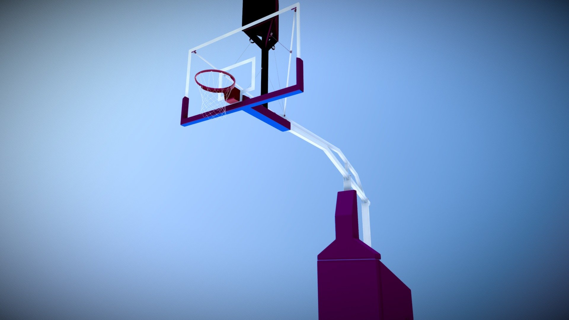 Fairly Detailed FIBA Standart Basketball Hoops - 3D model by Kharisma ...