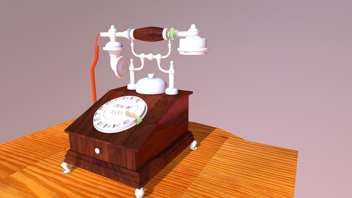 Old-phone 3D models - Sketchfab