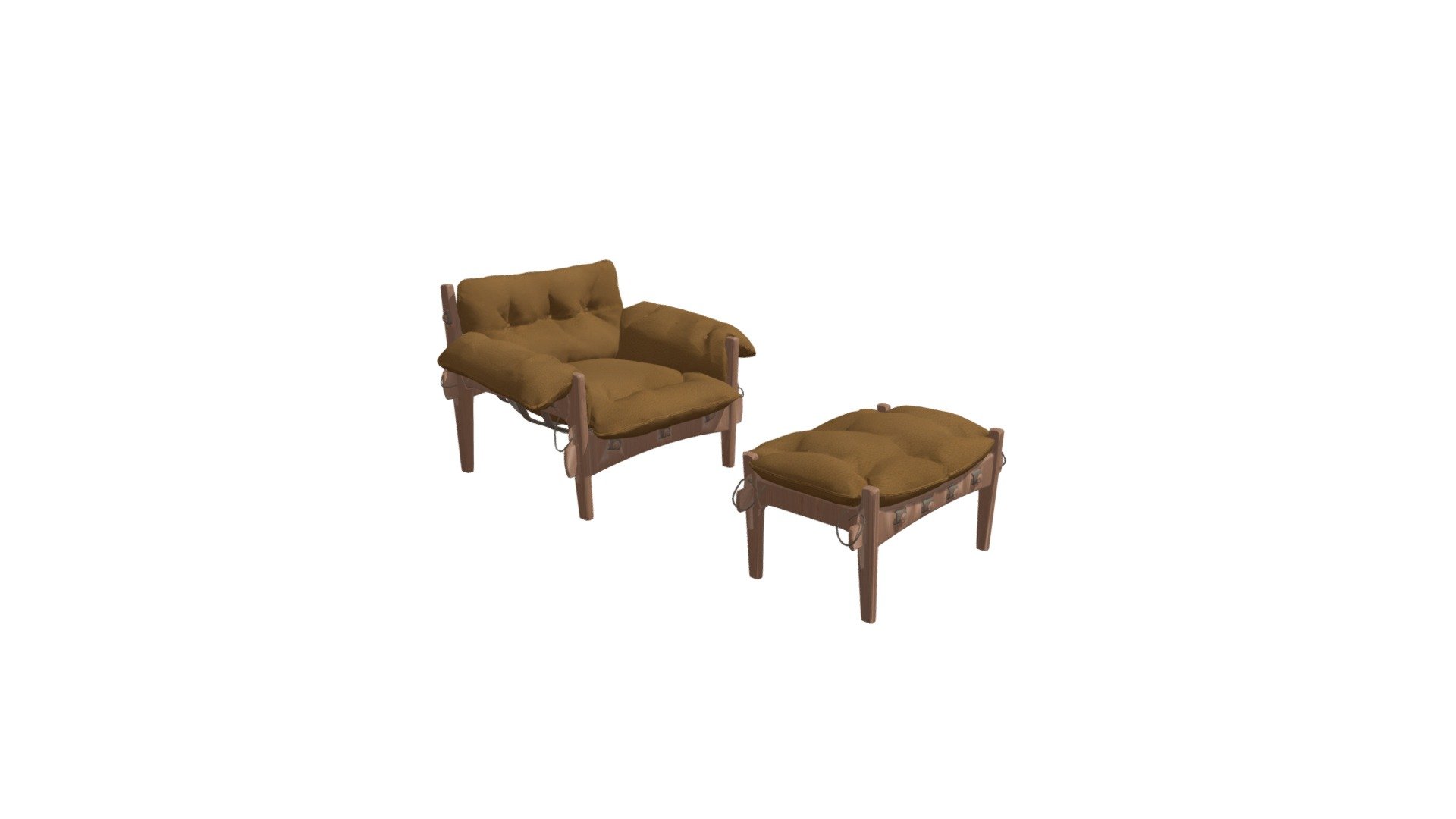 POLTRONA MOLECA SERGIO RODRIGUES AGAVE CASA - Download Free 3D model by ...