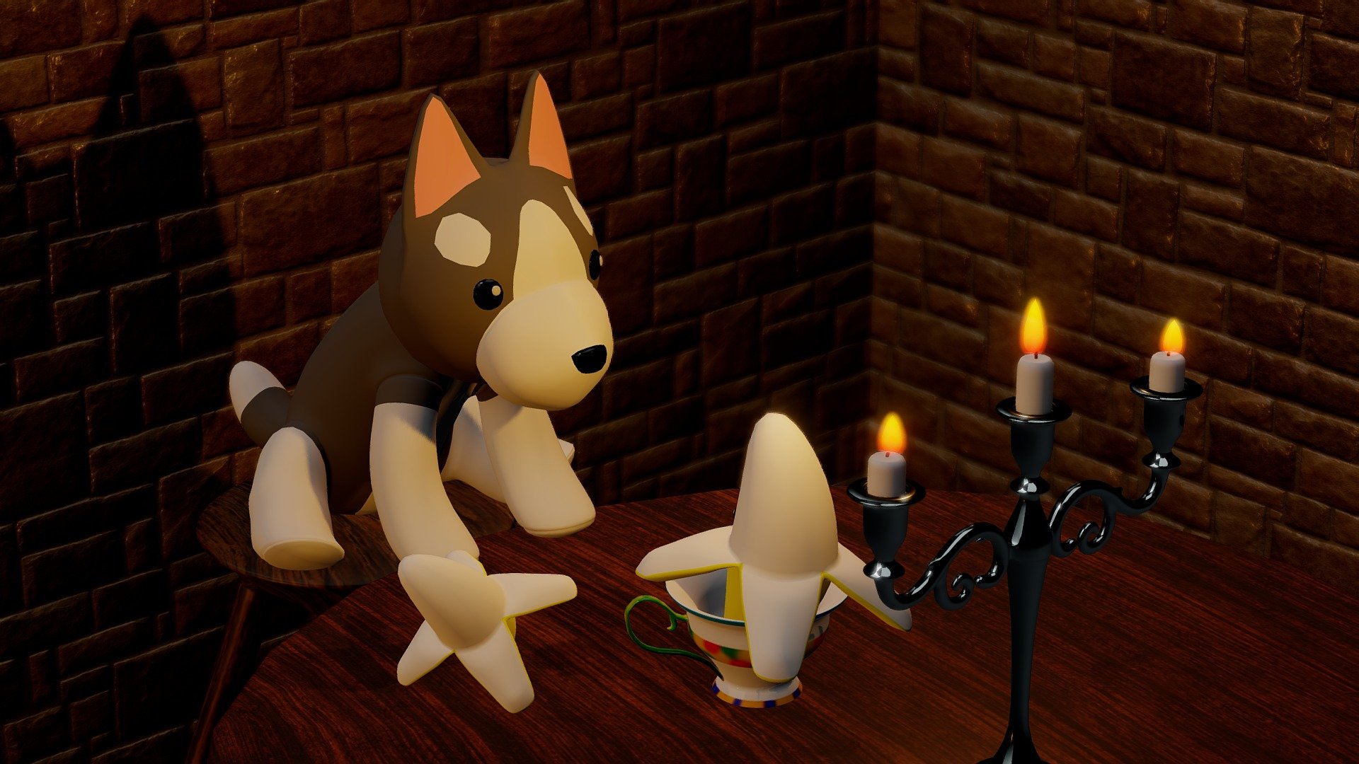 Magic Cellar - Download Free 3D model by CharlesFeng [b9a46ef] - Sketchfab