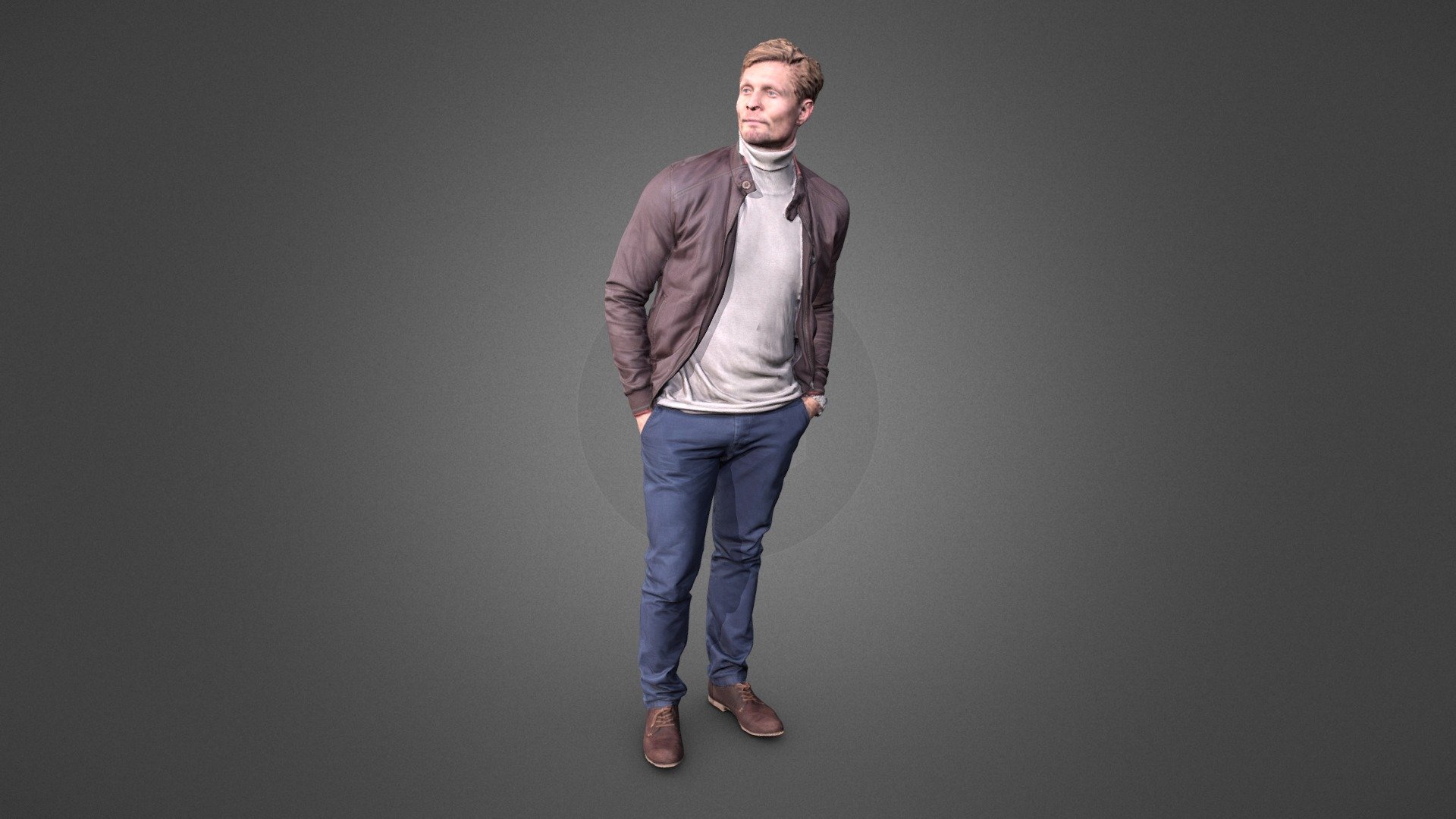 Andrew 10326 - Standing Casual Man - 3D model by 3DPeopleOfficial ...