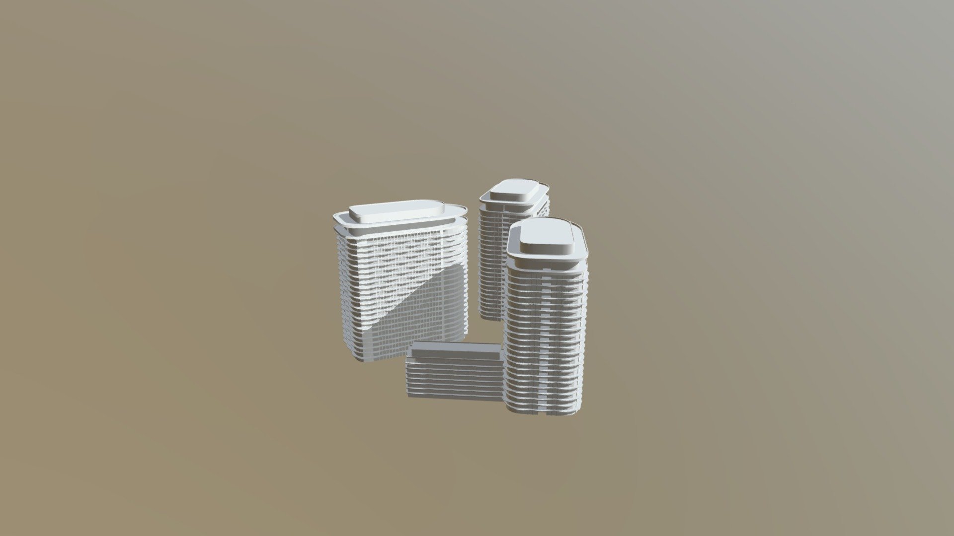 Unity Towers - 3D model by belilung [b9a50dc] - Sketchfab