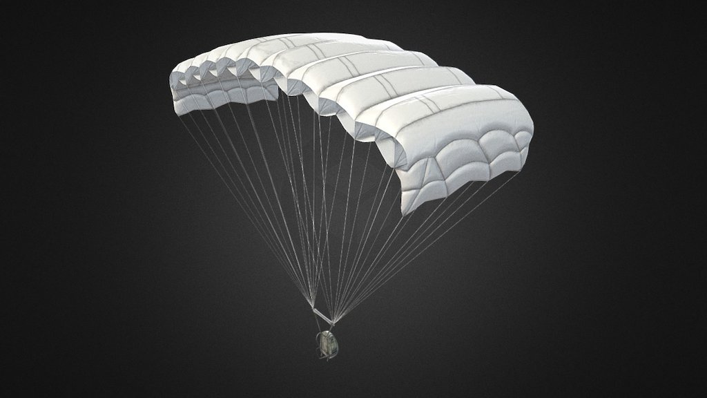 Parachute - 3D model by Sagvo [b9a6446] - Sketchfab