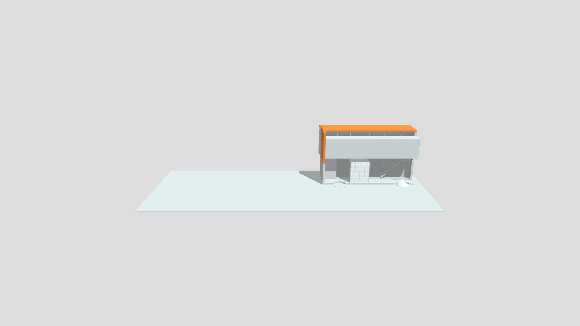 Lounge building - Download Free 3D model by Ar.Monil [b9a6ef9] - Sketchfab